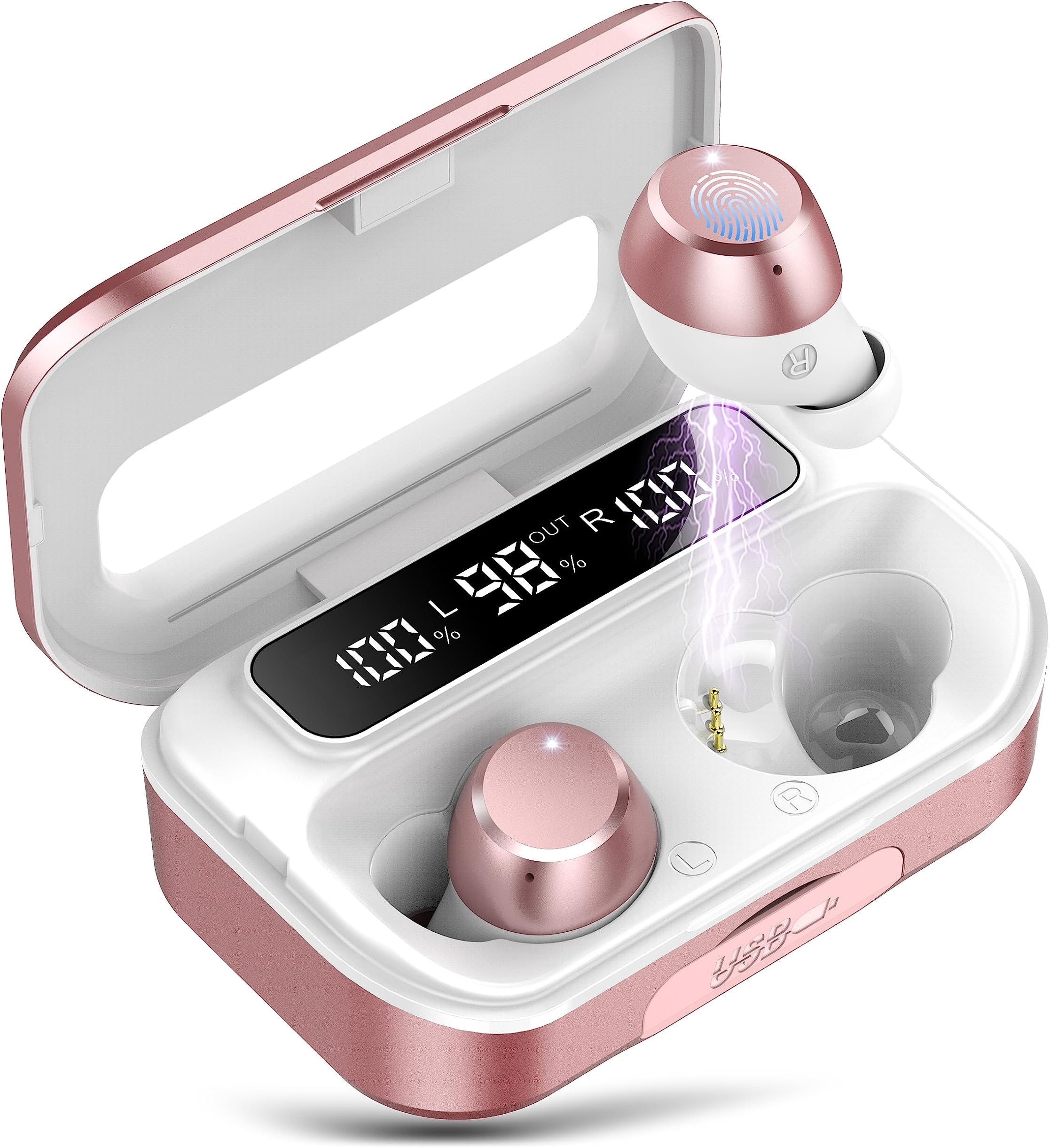 Amazon.com: ELLA'S EARS Wireless Earbuds for Pretty Women Noise ...