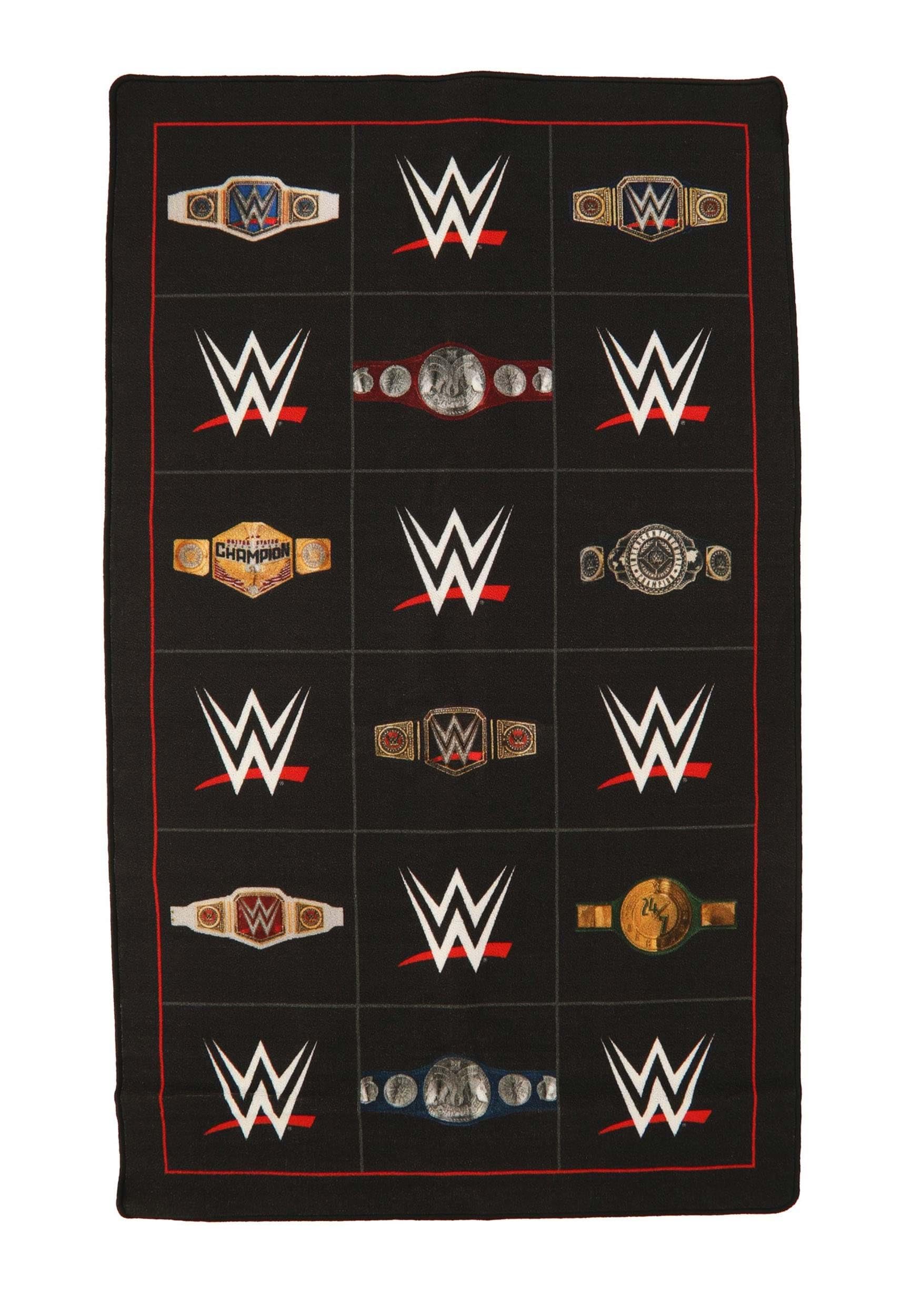 Amazon.com: FUN.COM WWE Championship Belt Rug, World Wrestling ...