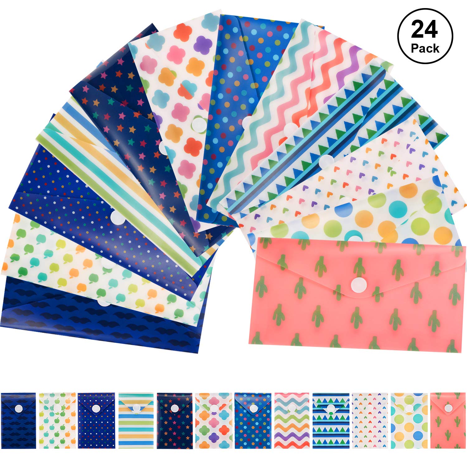 Buy Budget Planner Cash Envelope System 12 Pieces Reusable Plastic Cash ...