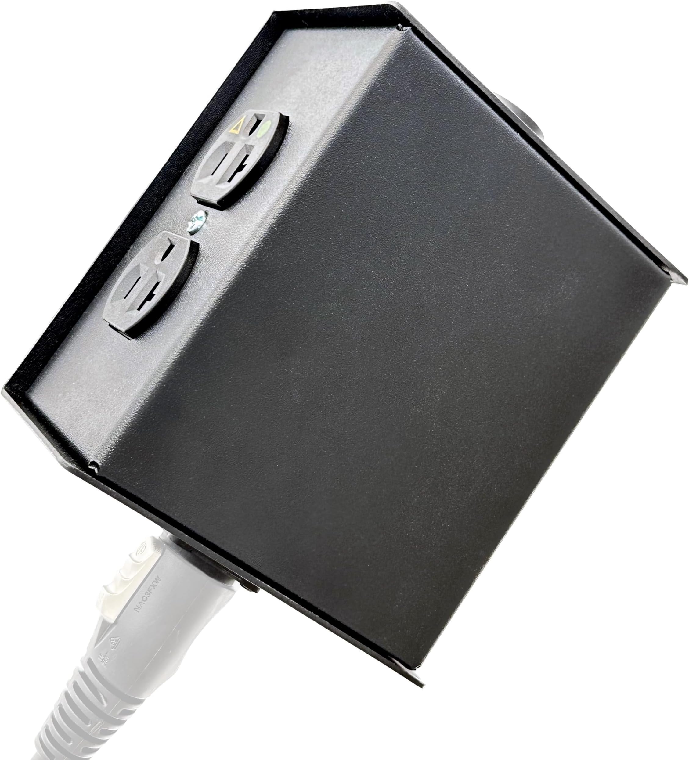 Amazon.com: Rubber Quad Duplex Box - 4 AC Outlets & 15' 12/3 Hardwired ...