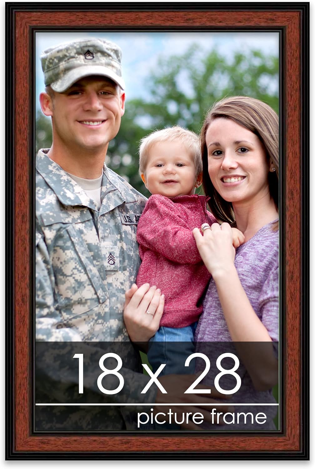 Amazon.com - Poster Palooza 18x28 Traditional Walnut Complete Wood ...