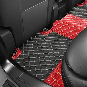 Amazon.com: Car Floor Mats Fit for Chevy Bolt 2017-2020 Faux Leather ...