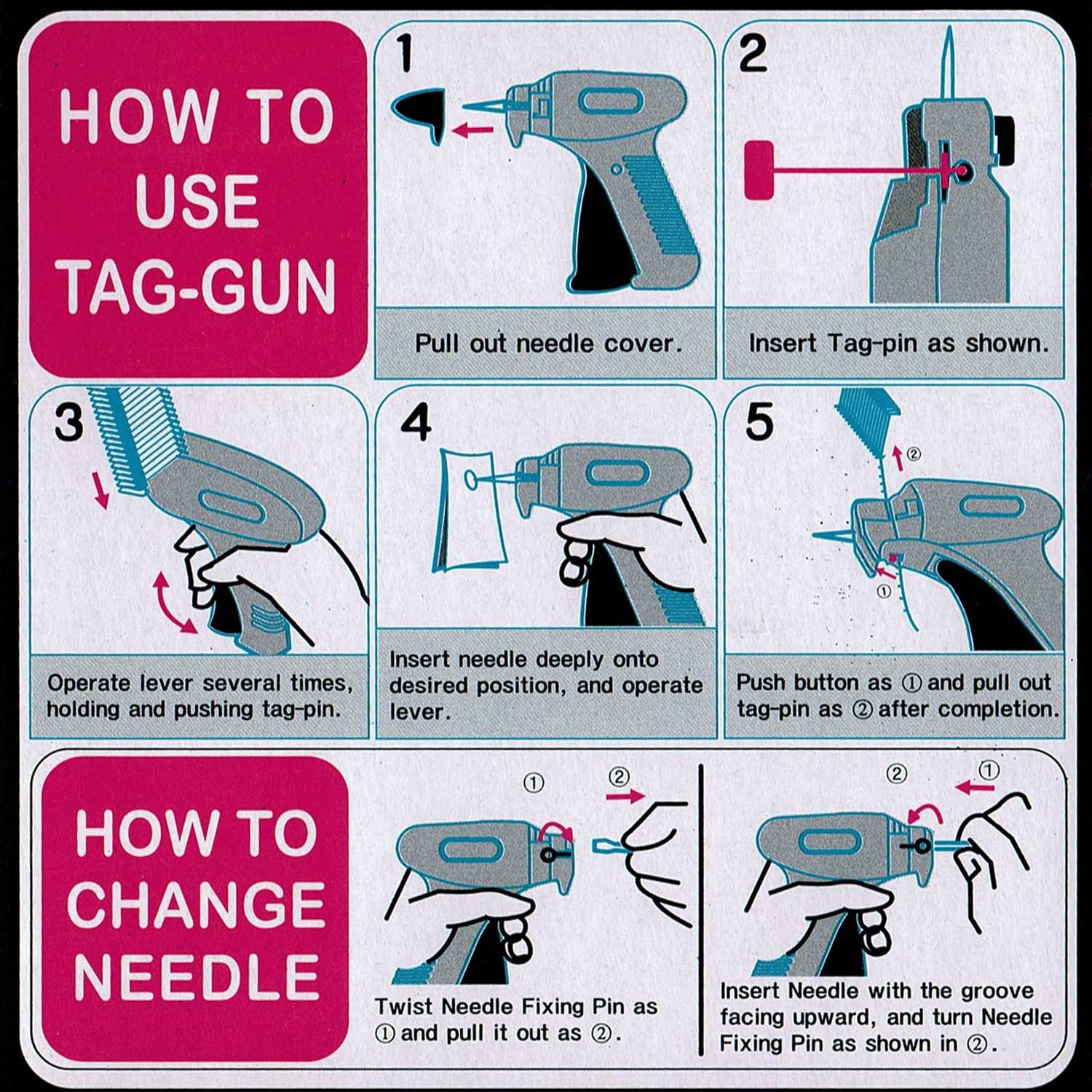 Snapklik.com : Motex 3 Packs Of Tagging Gun Kit Includes 3 Standard ...