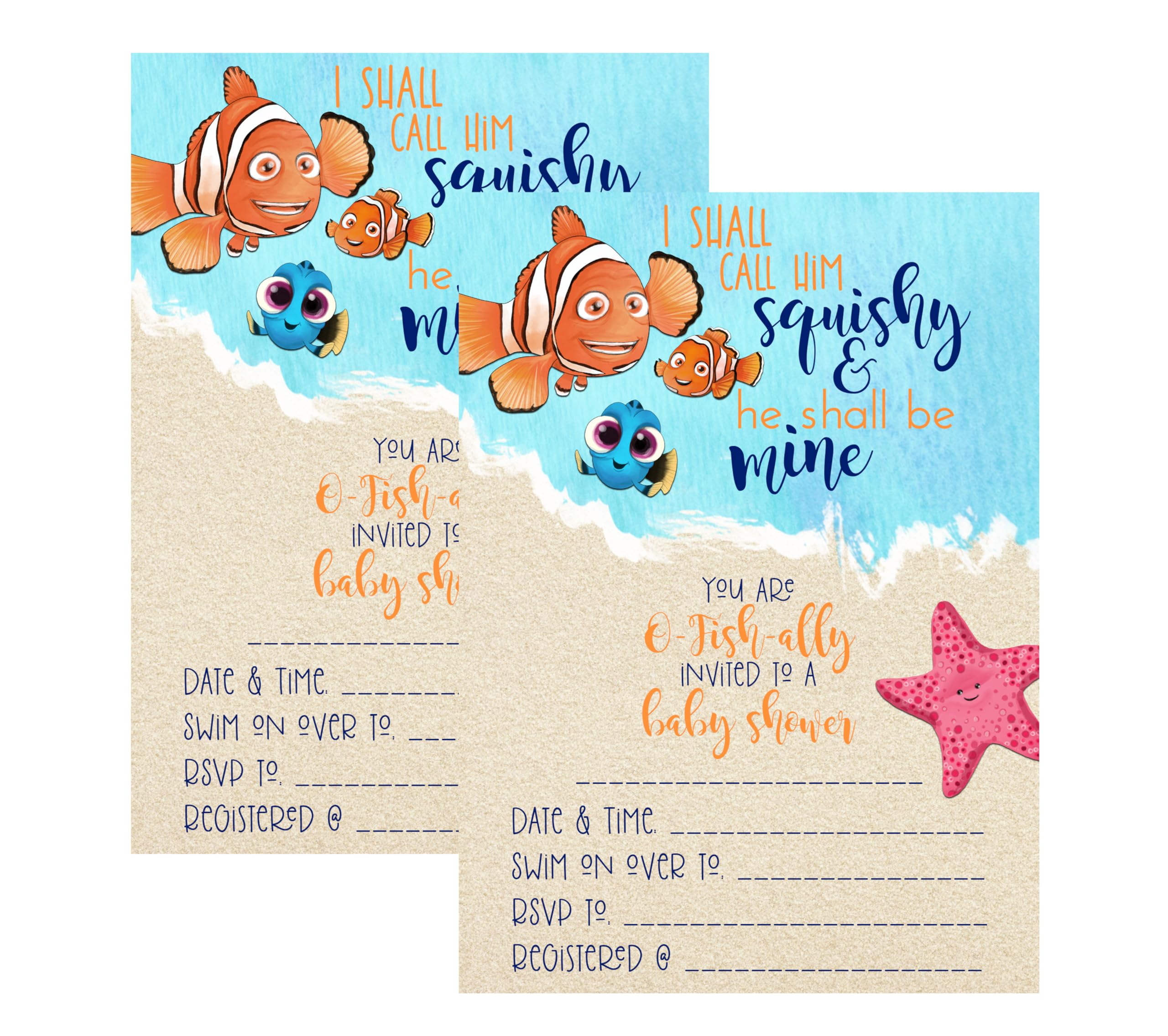 Finding Nemo Baby Shower Theme