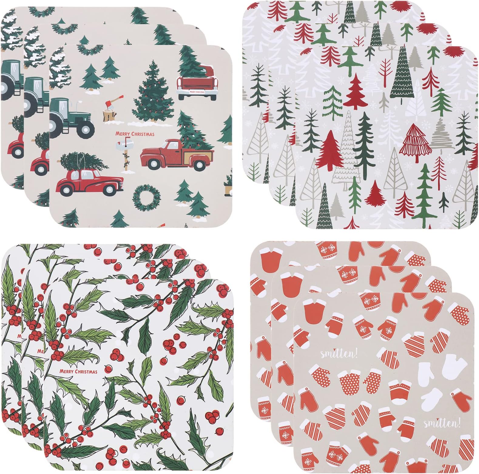 Amazon.com | CoasterStone Absorbent Coaster Drinks Modern Farmhouse ...