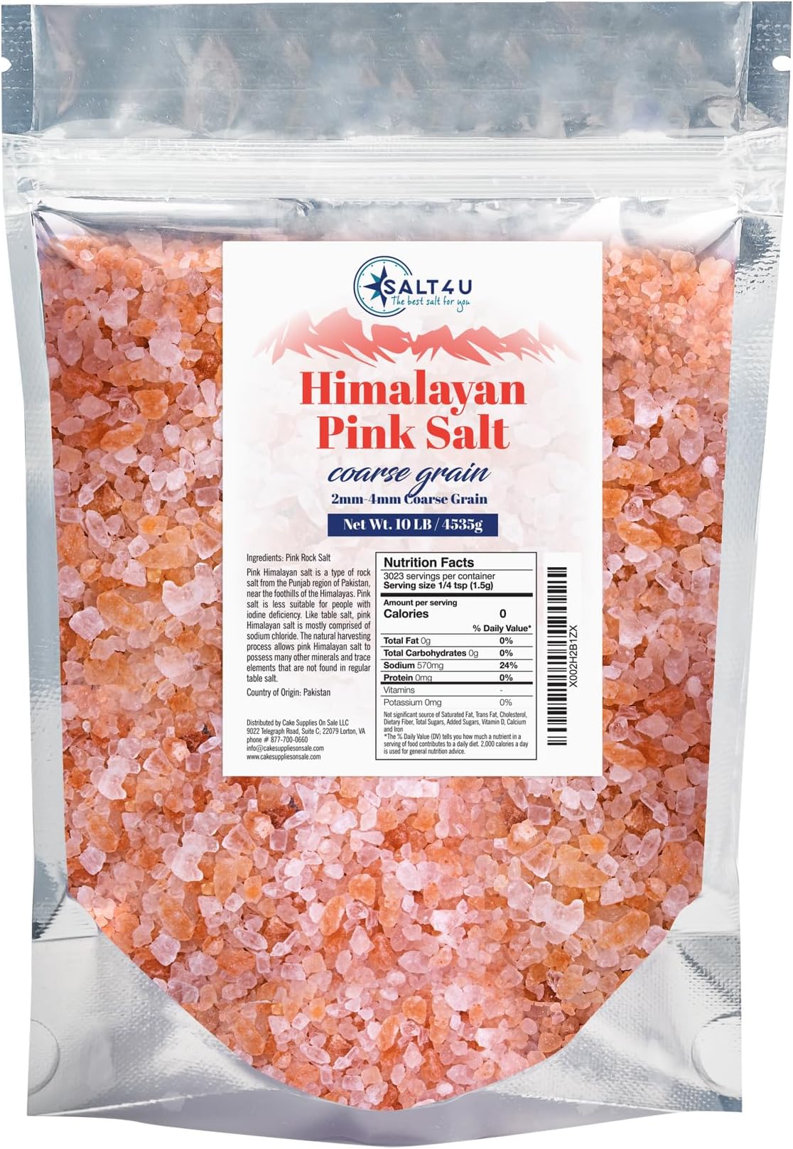 Amazon.com : 52USA Himalayan Pink Salt Fine, Pink Himalayan Sea Salt ...