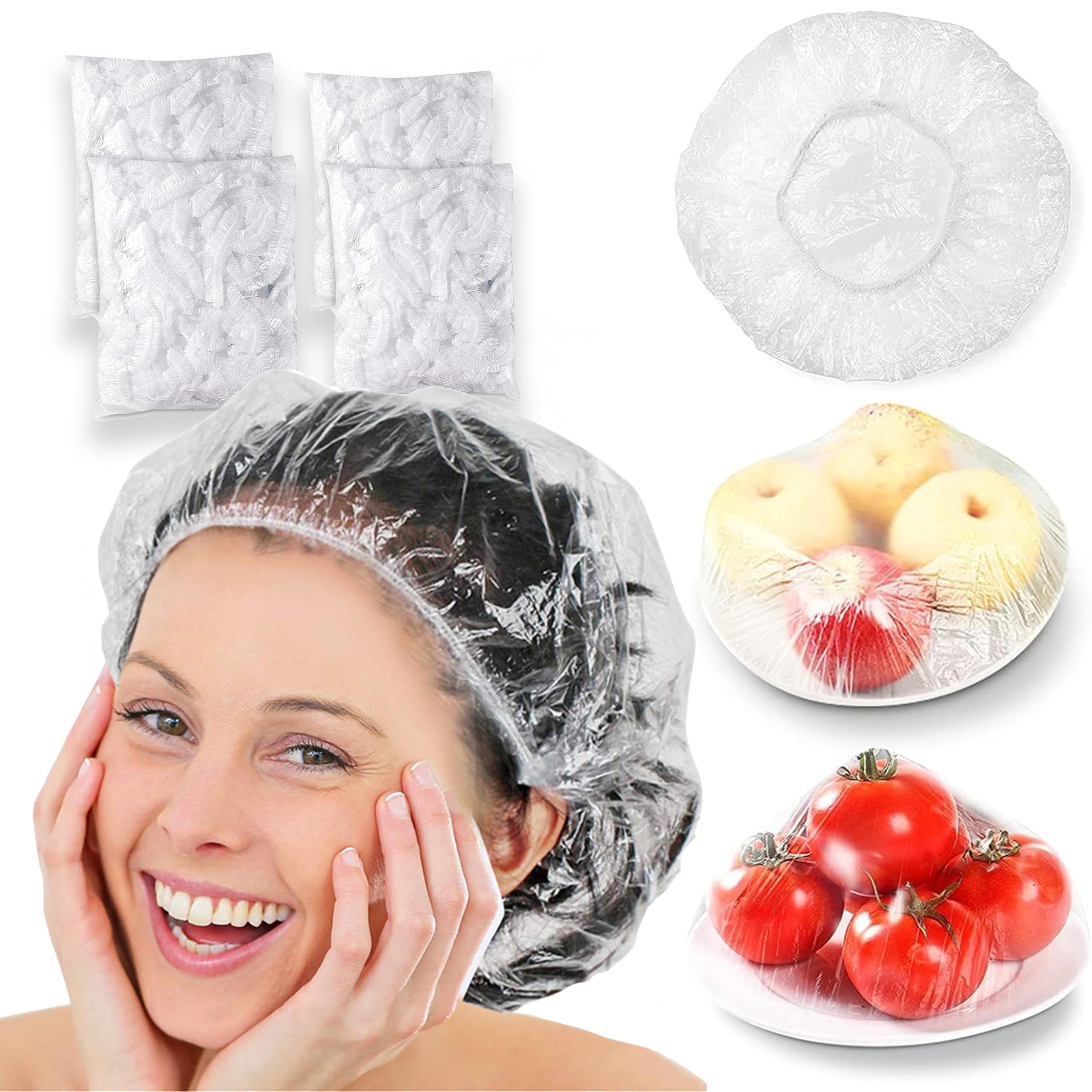 ECO SHINE 100PCS Fresh food Keeping Bags wrap Bowl covers for food ...