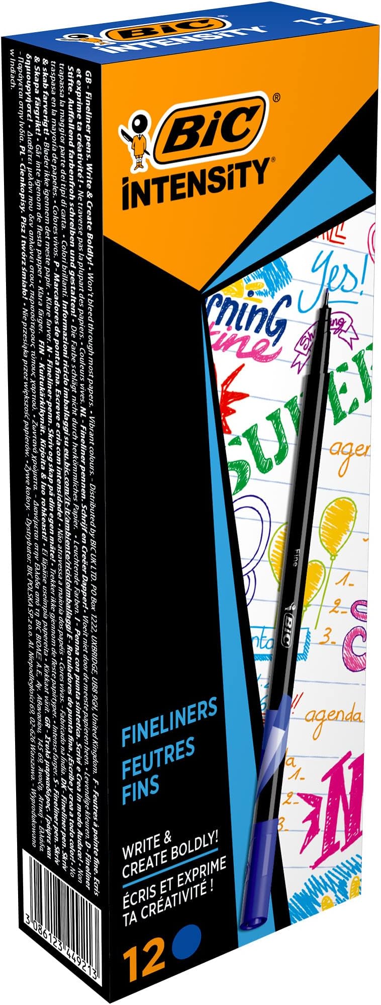 Amazon.com : Bic Intensity Fineliner Marker Pen Sets (1) : Office Products