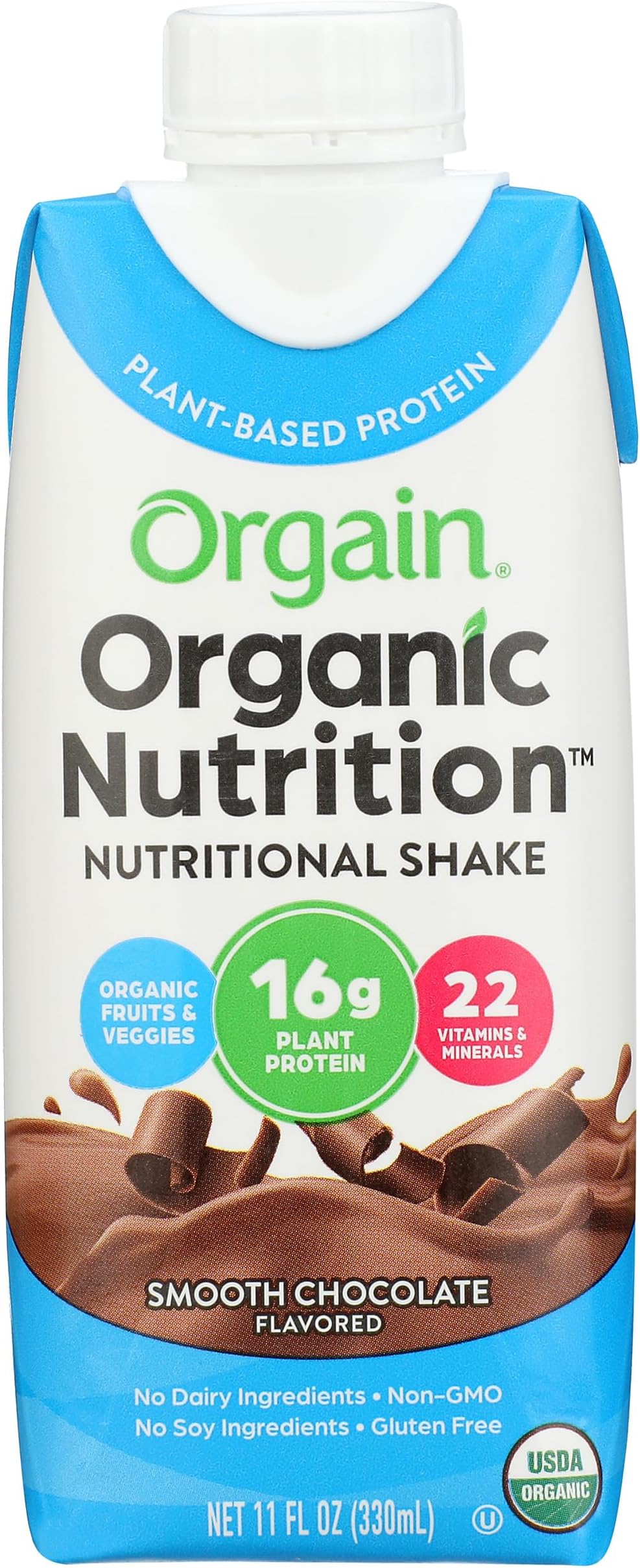 Amazon.com : Orgain Milk 30g Protein Shake, Chocolate Fudge, 11 Fluid ...