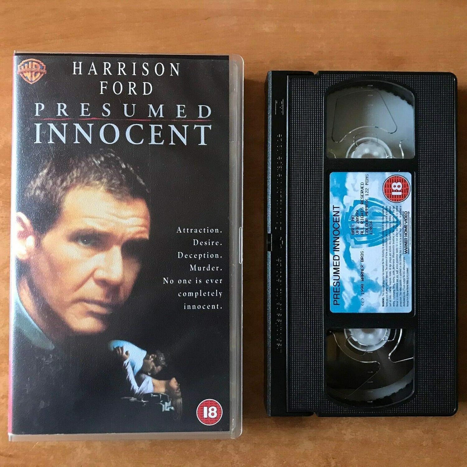 Amazon.com: Presumed Innocent [VHS] : Harrison Ford, Raul Julia, Greta ...