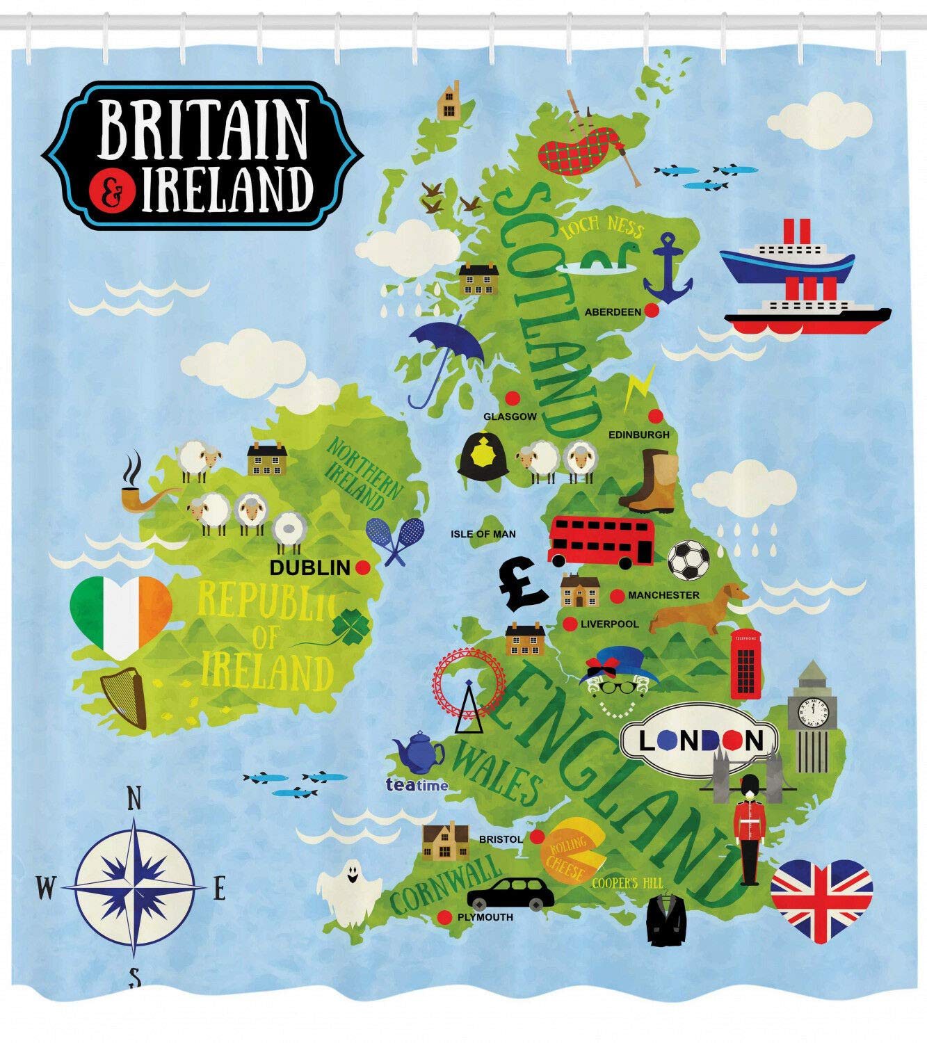 England Map For Kids Children's United Kingdom Counties And Regions
