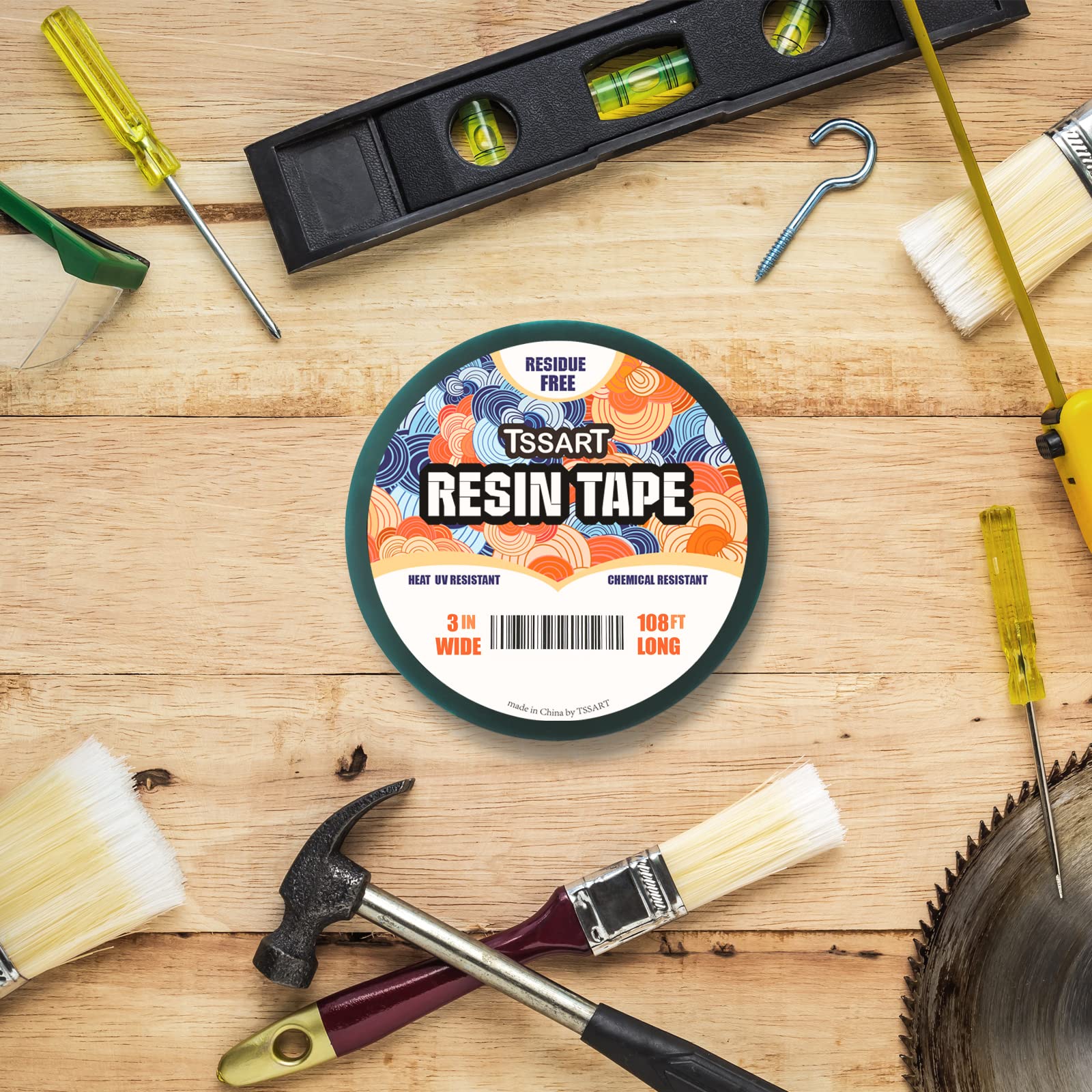 Snapklik.com : TSSART Resin Tape For Epoxy Resin Molding - Silicone ...