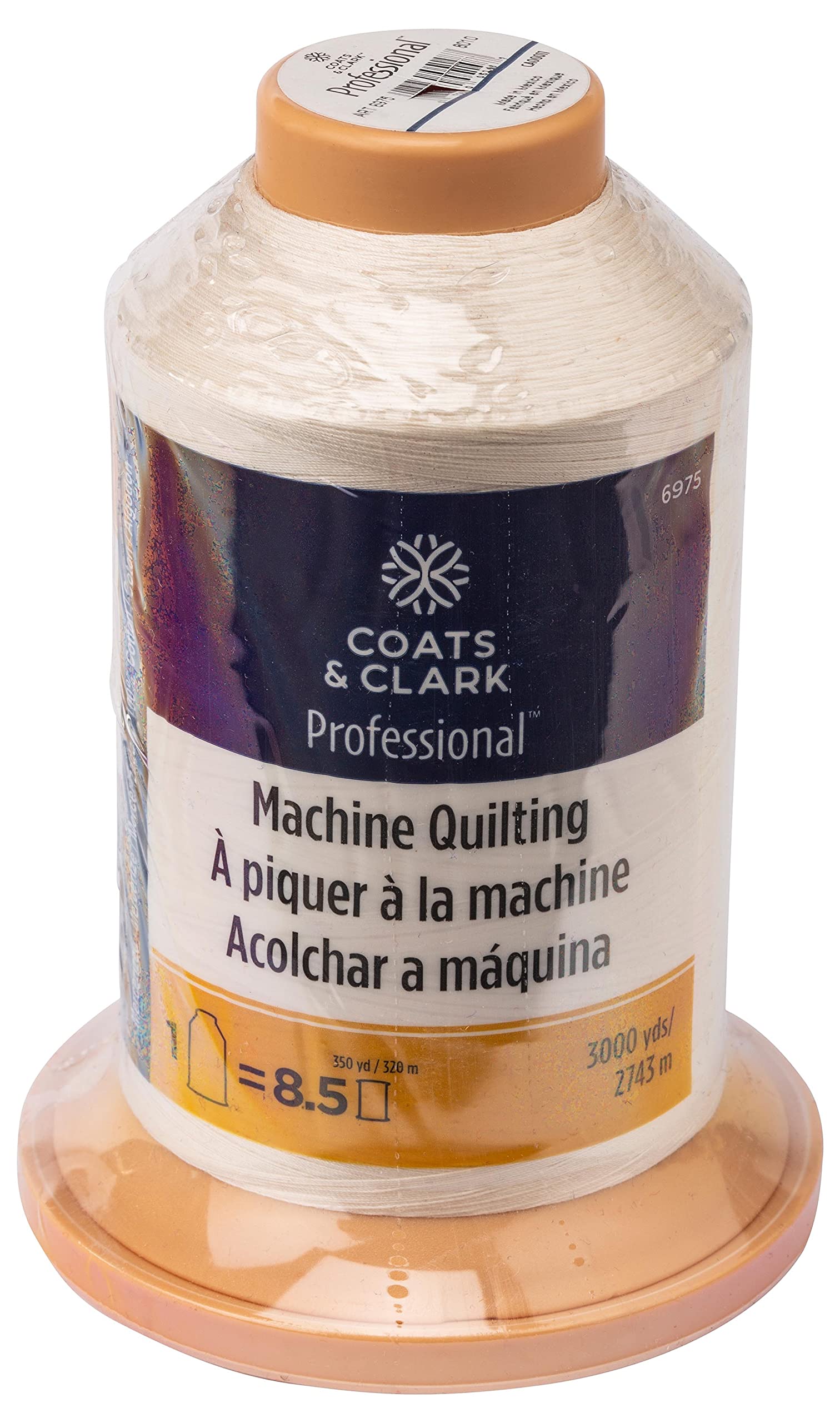 Amazon.com: Coats & Clark Professional Machine Quilting Thread, Natural