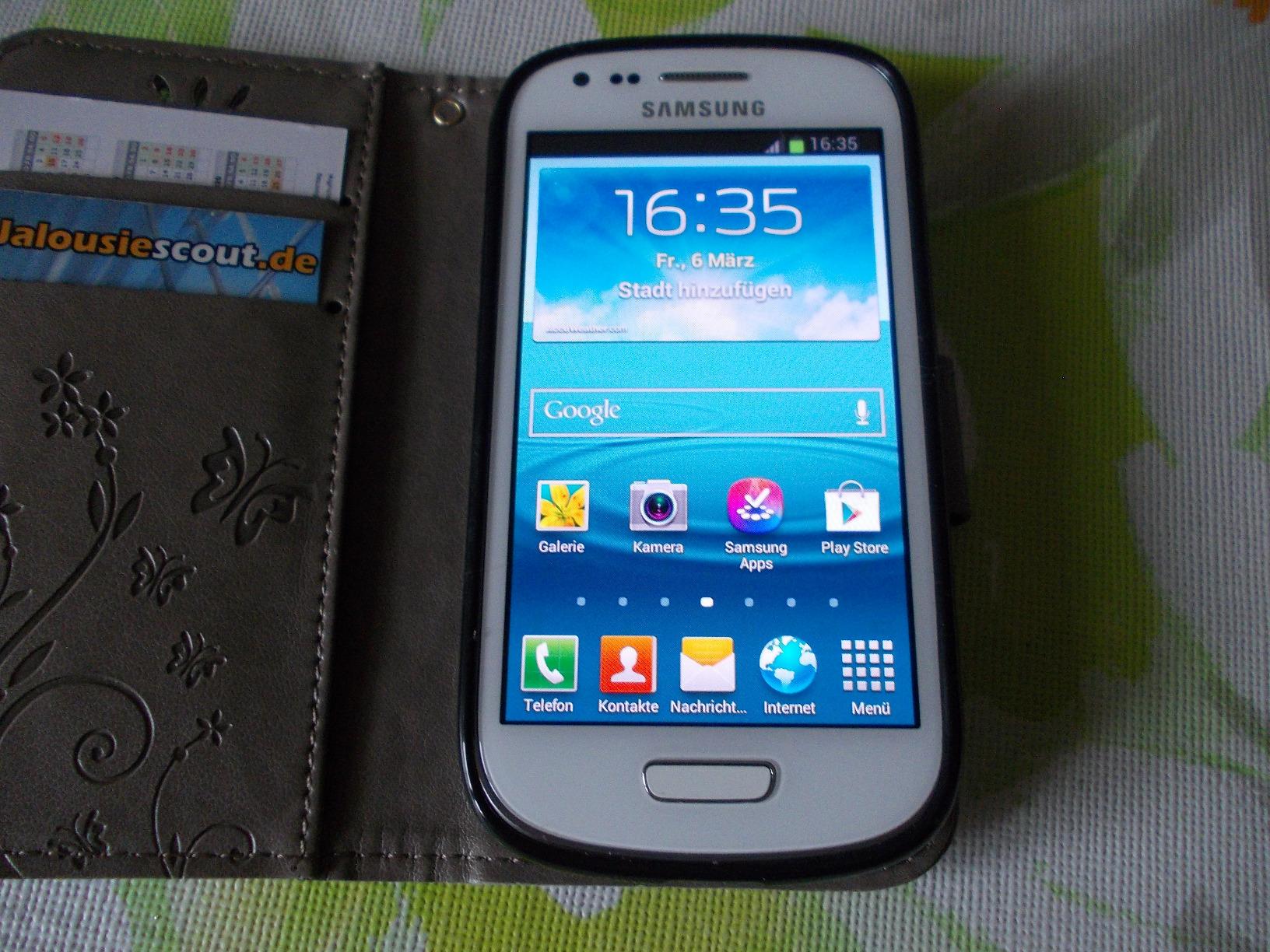 Samsung Galaxy S3 mini I8190 Smartphone (10,2 cm AMOLED Display, Dual ...