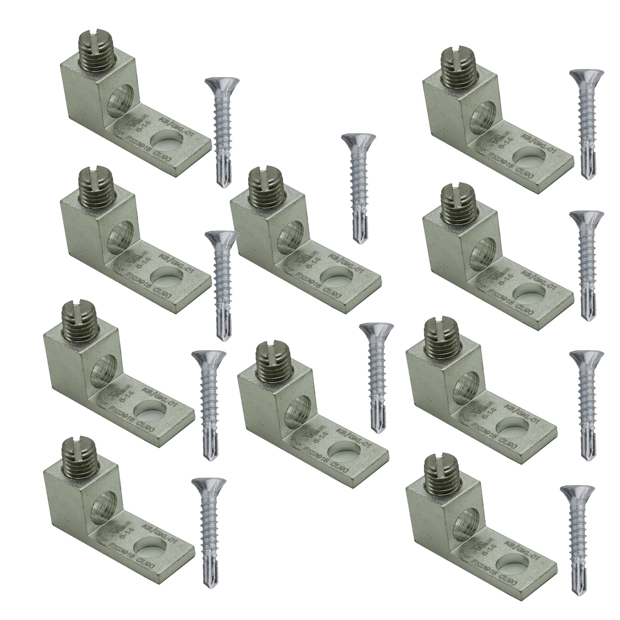 Snapklik.com : UL Certified Ground Bar Kit, Max Wire Dia 4 AWGAluminum ...