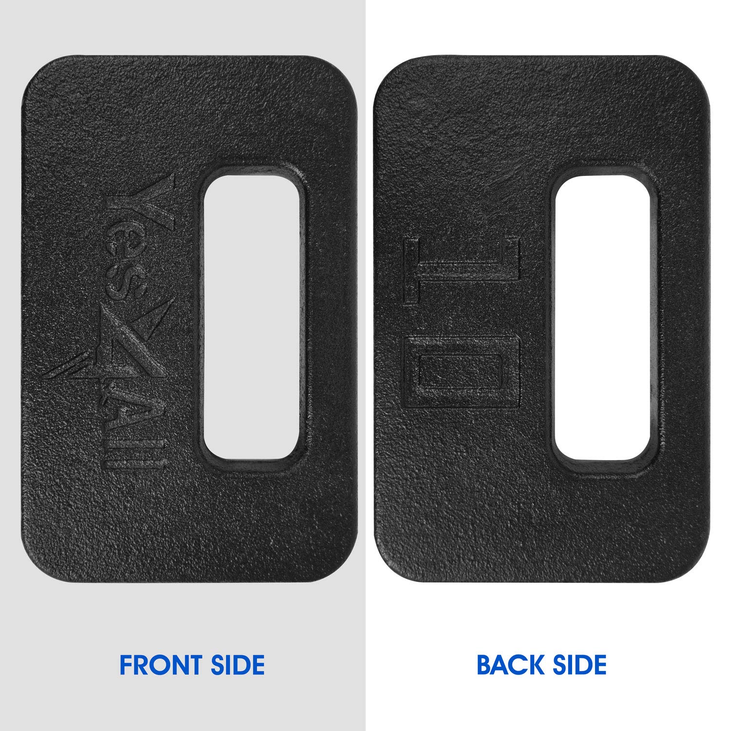 Snapklik.com : Yes4All Cast Iron Ruck Plate, Weighted Plate For Rucking ...