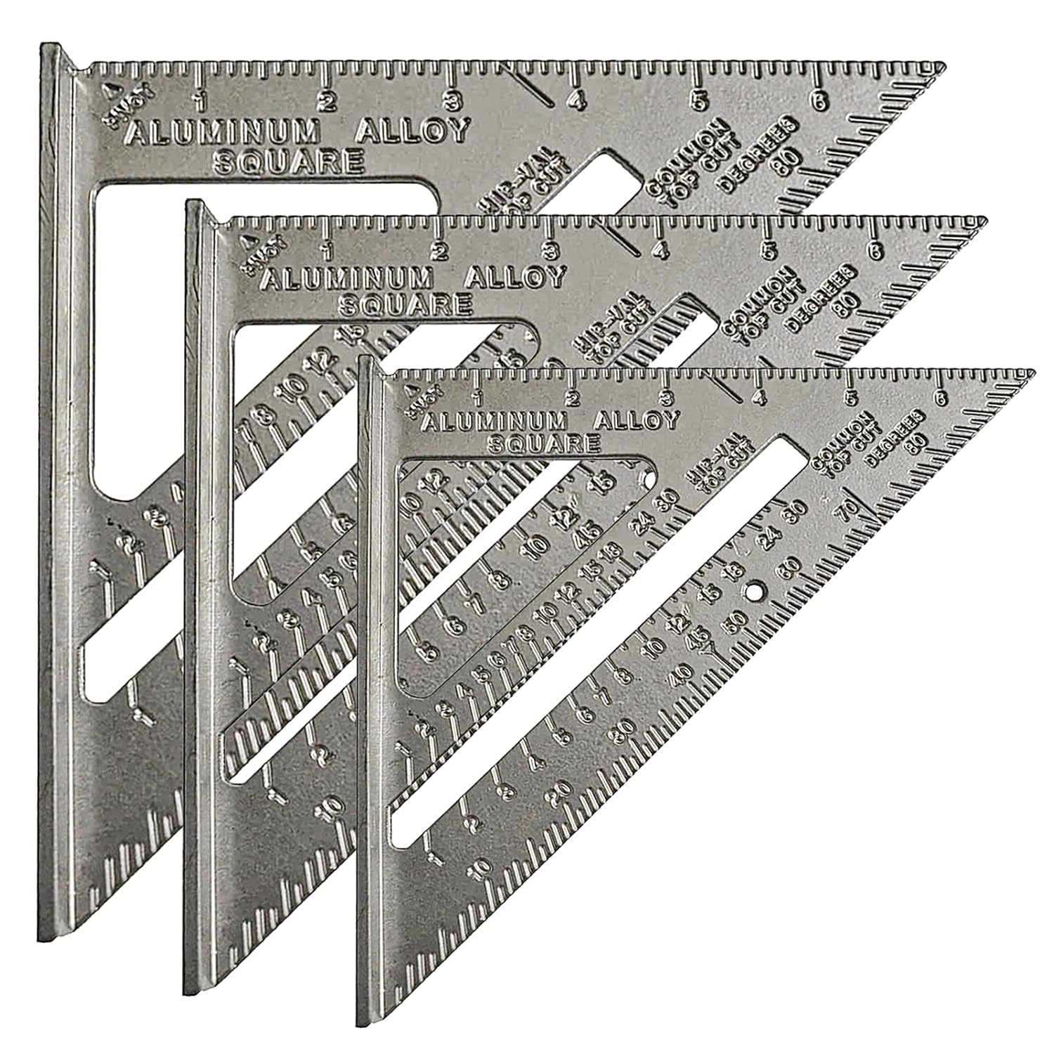 Aluminum Speed Square layout tool – Multipurpose Rafter square for ...