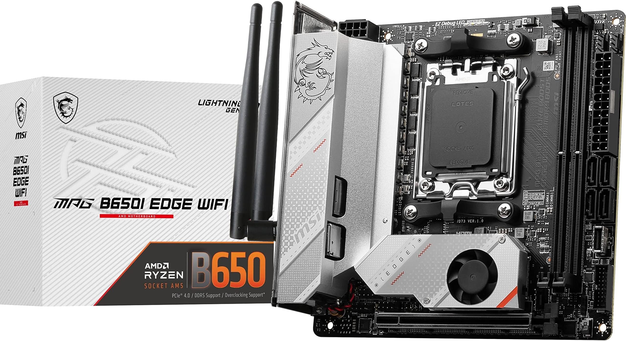 Amazon.com: GIGABYTE B650I AORUS Ultra Mini-ITX AM5 Motherboard with ...