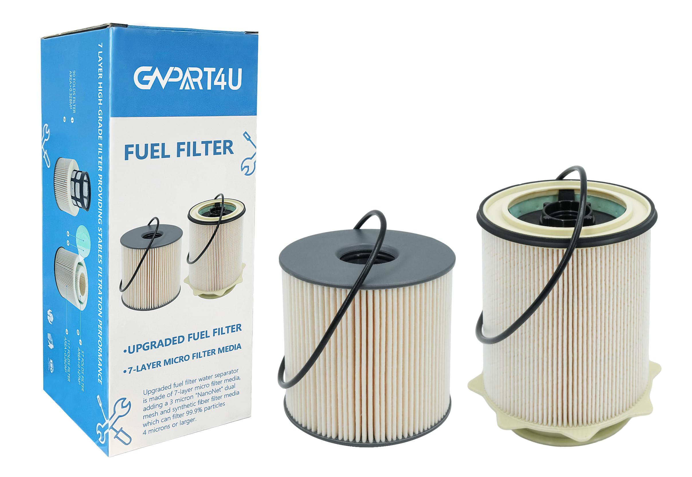 Amazon.com: GVPART4U Fuel Filter Water Separator Set Upgraded Fits for ...