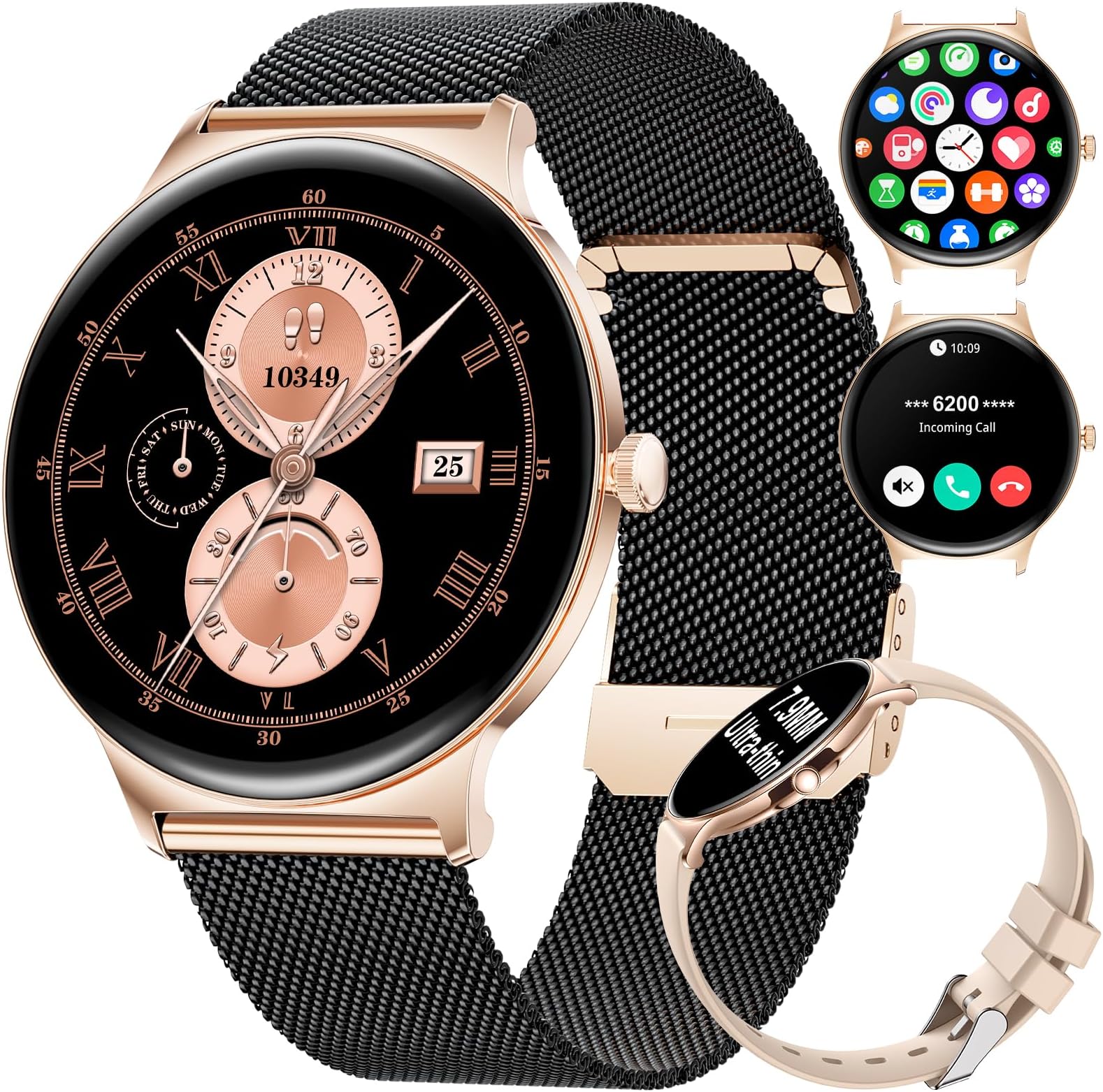 Amazon.com: Smart Watches for Men Women Android iOS Phones: Smart Watch ...