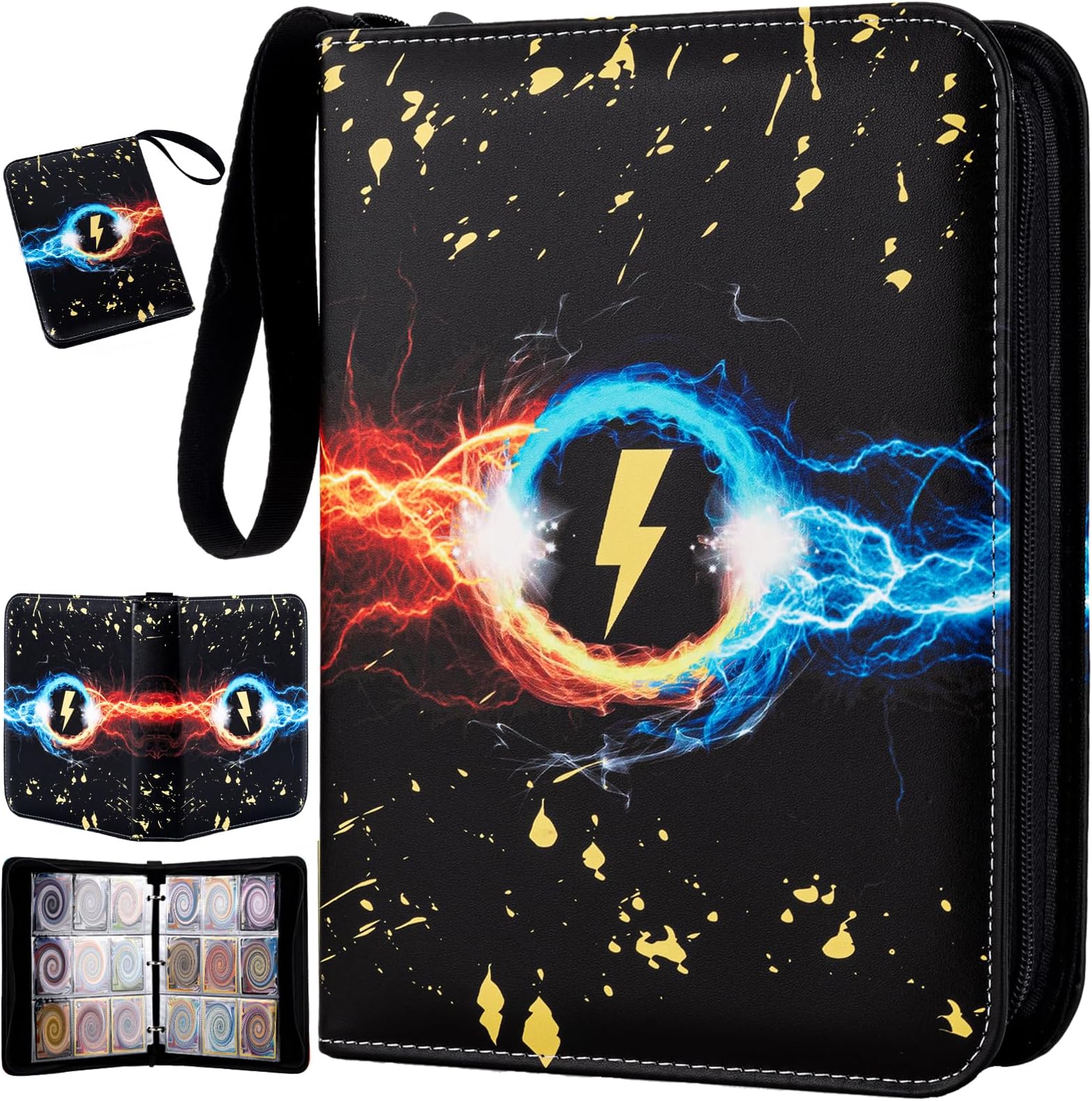 Amazon.com: Card Binder 9 Pocket, Fits 900 Cards with 50 Removable ...