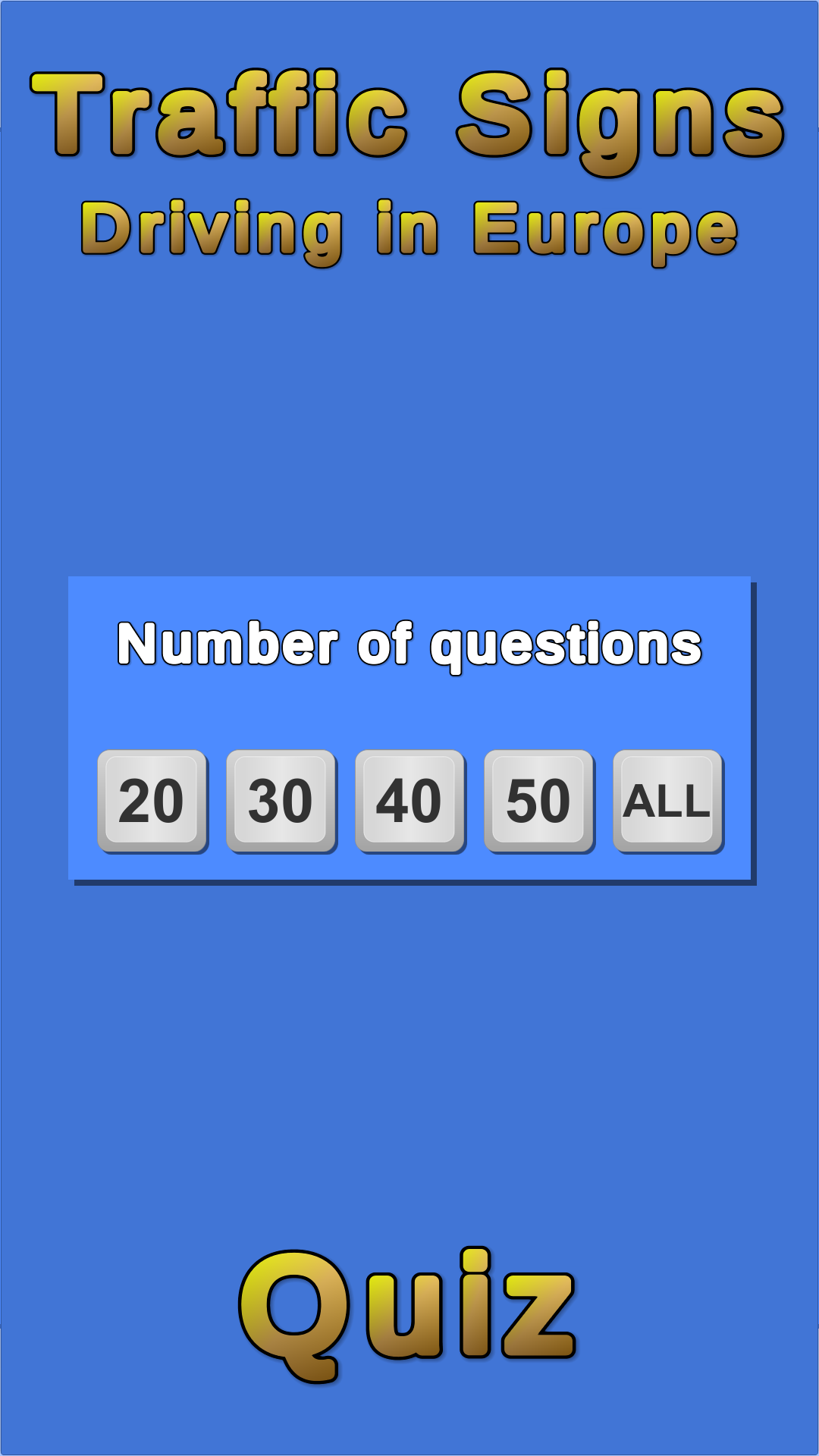 Traffic Signs In Europe