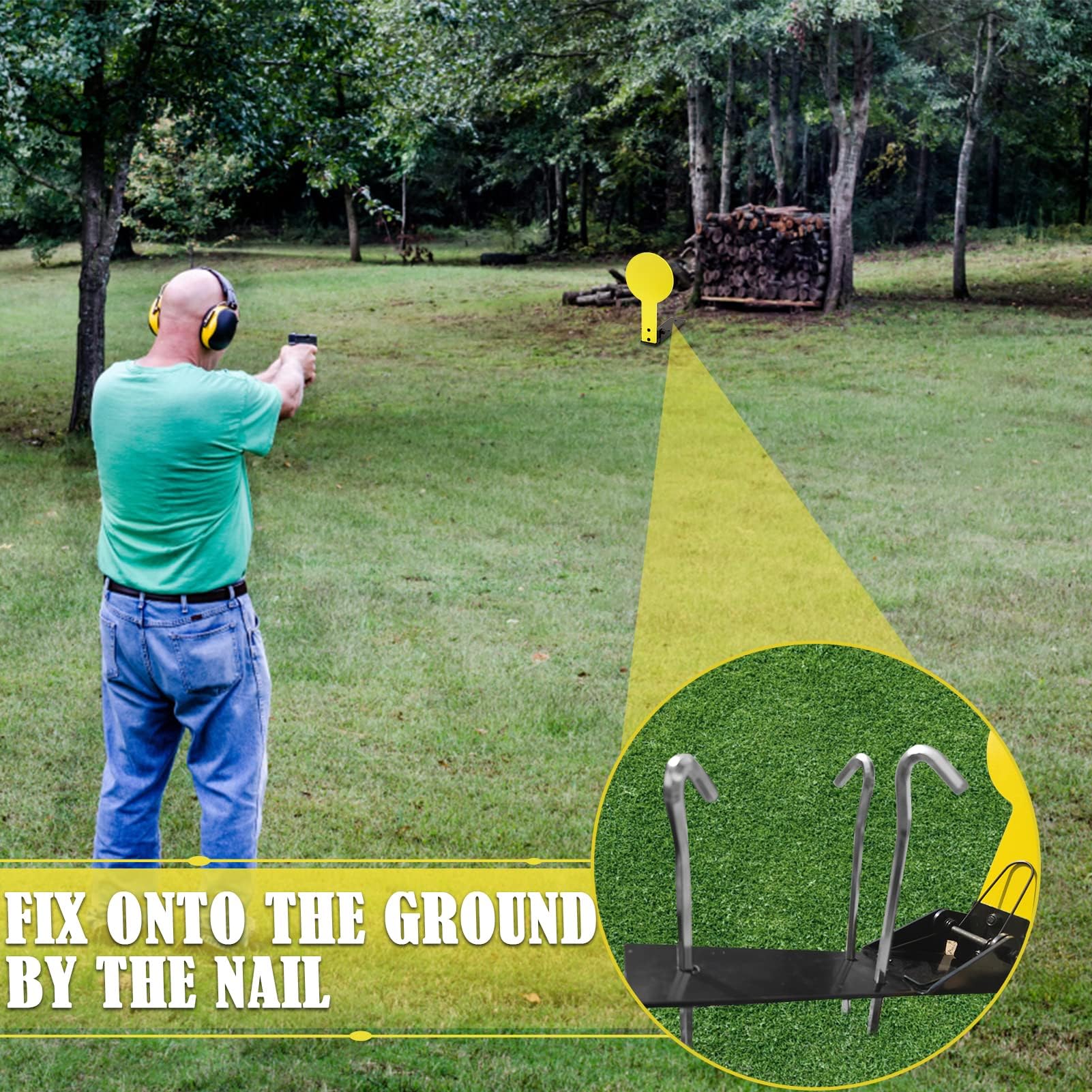 Snapklik.com : AR500 Gun Metal Shooting Target Popper Steel Shooting ...