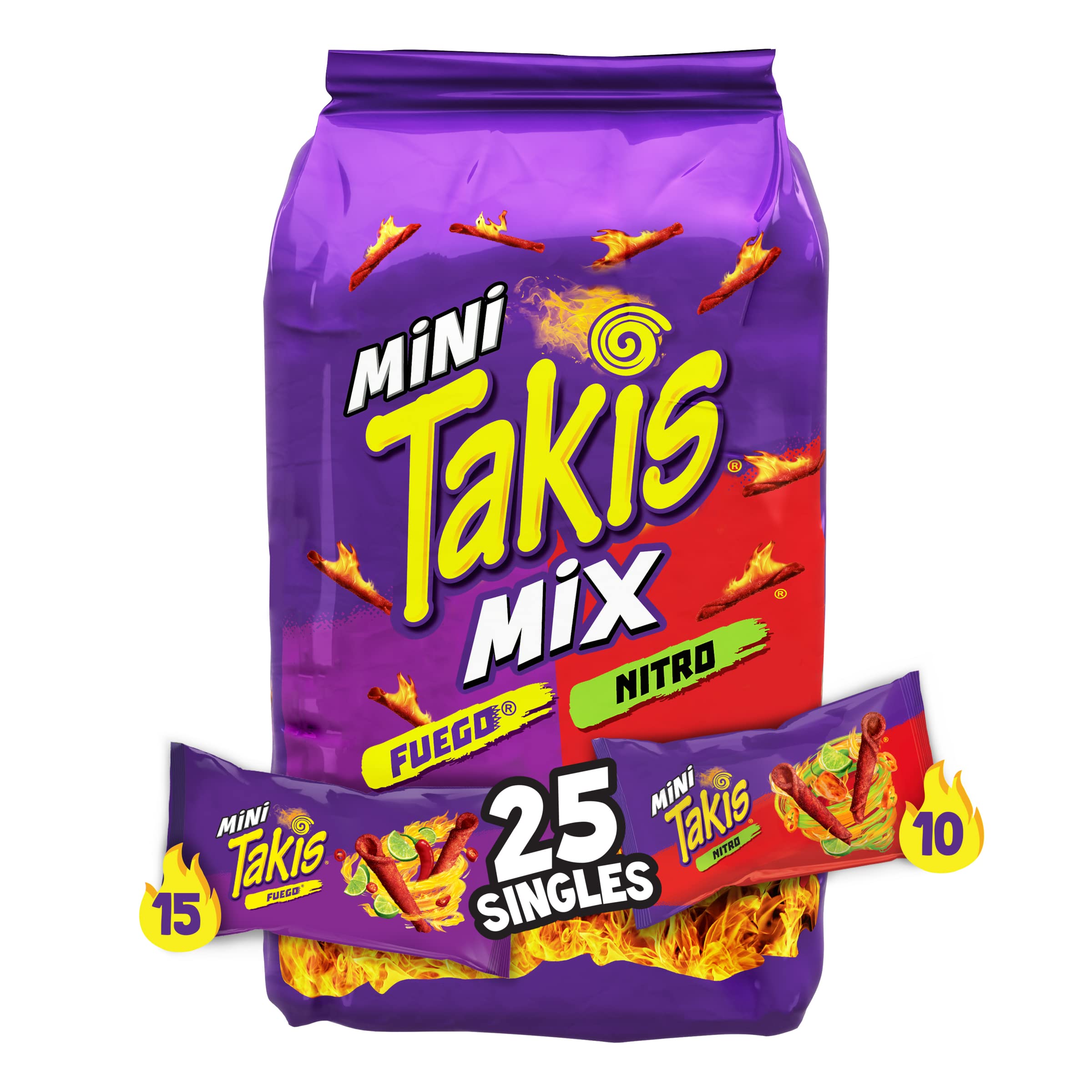 Snapklik.com : Takis Mini 25 Pc / 1.23 Oz Bite Size Variety Pack ...