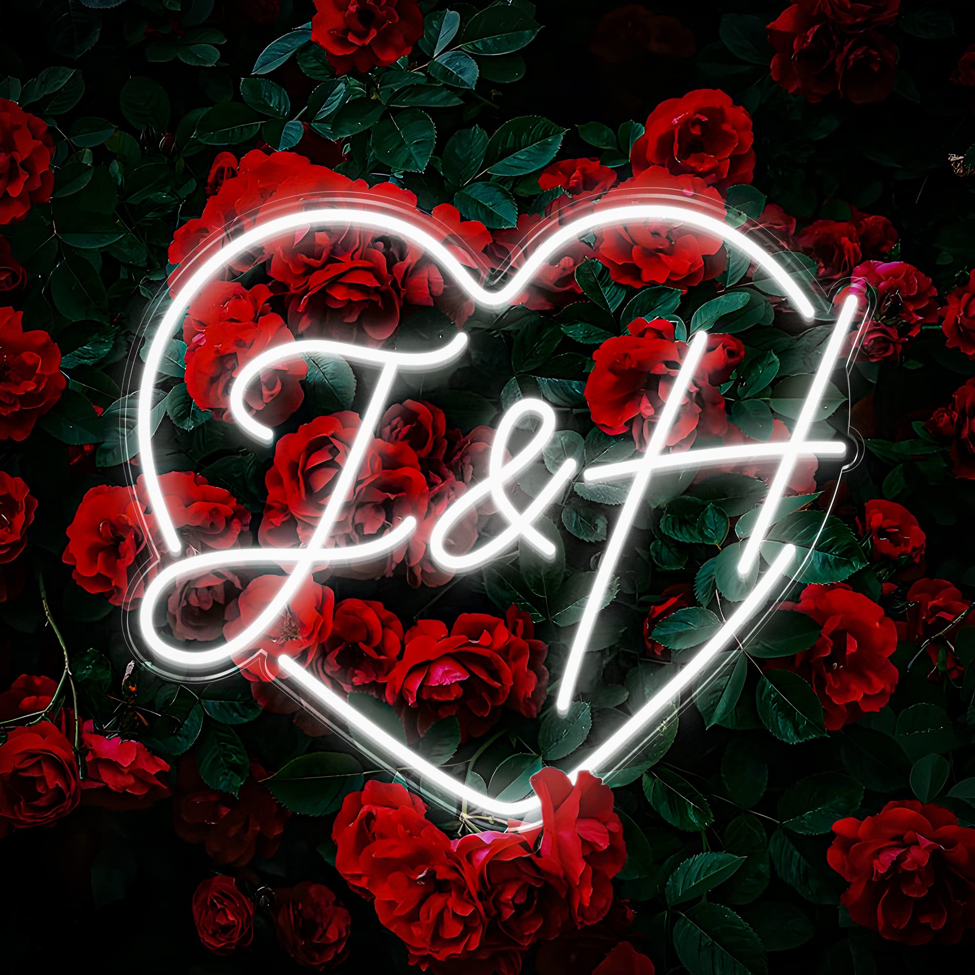 Amazon.com : Custom Neon Name Signs for Wedding, DIDALIFE Personalized ...