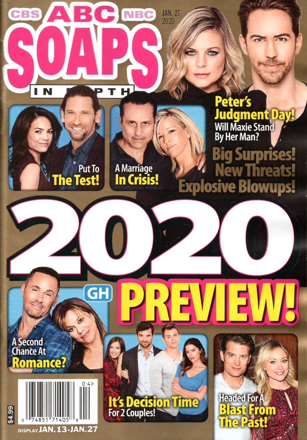 ABC Soaps In Depth Magazine January 27 2020 General Hospital 2020 ...