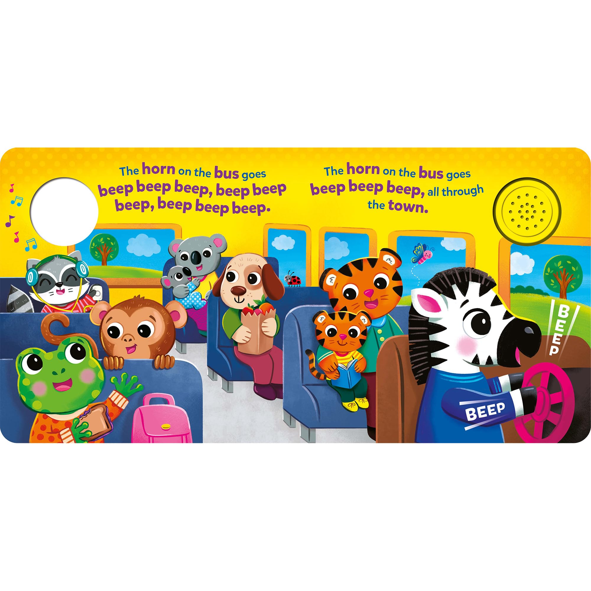 Snapklik.com : Wheels On The Bus Song Book 1-Button Musical Board Book ...