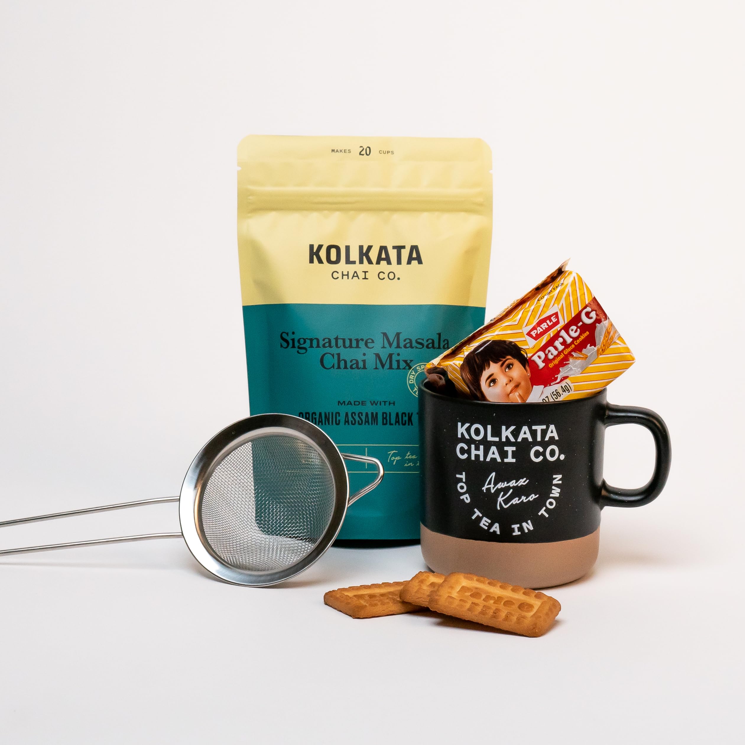Amazon.com : Kolkata Chai - Decaf Masala Chai Mix - Gift Box includes ...