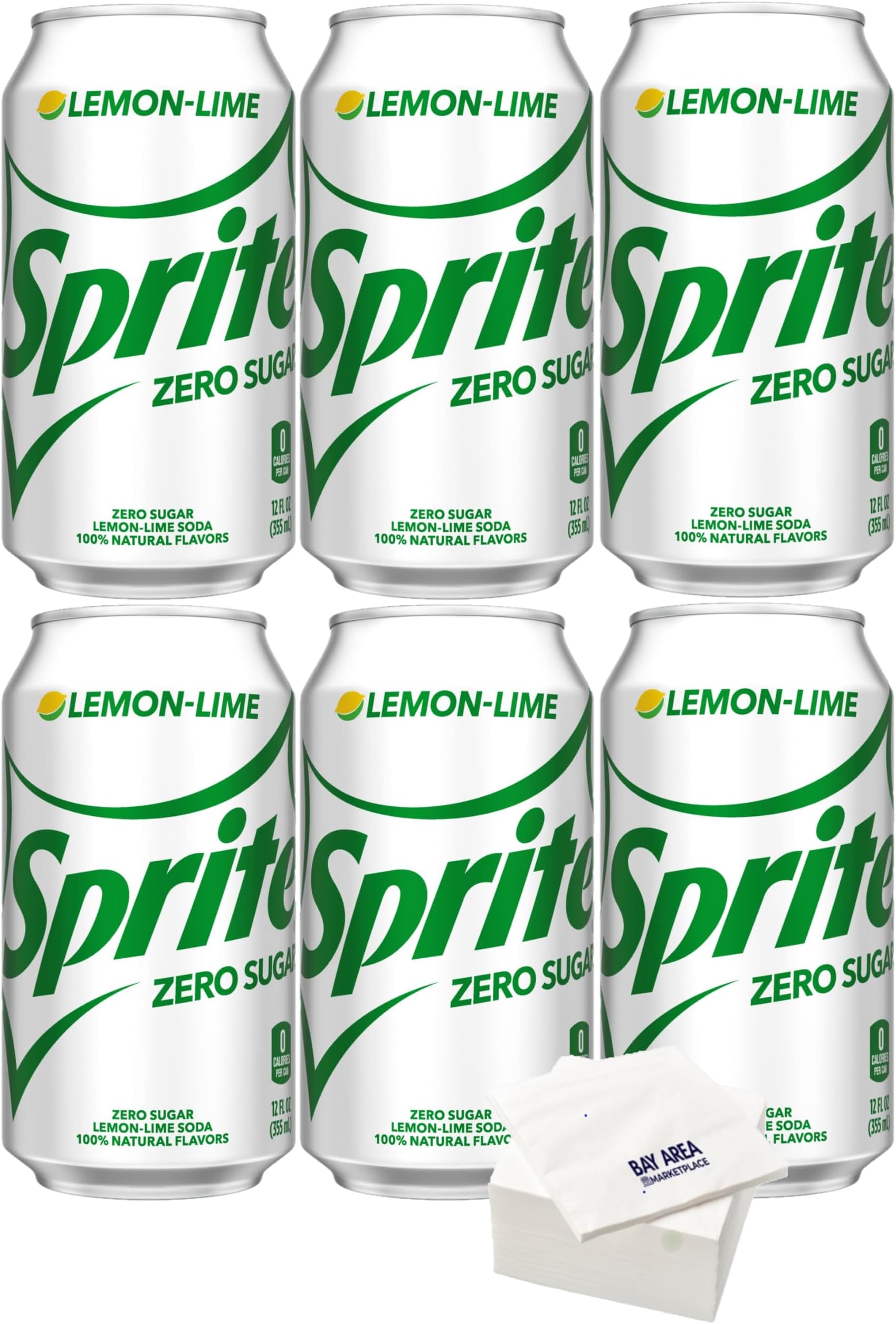 Amazon.com : Sprite Zero Sugar, 12oz Cans, Pack of 6 : Grocery ...