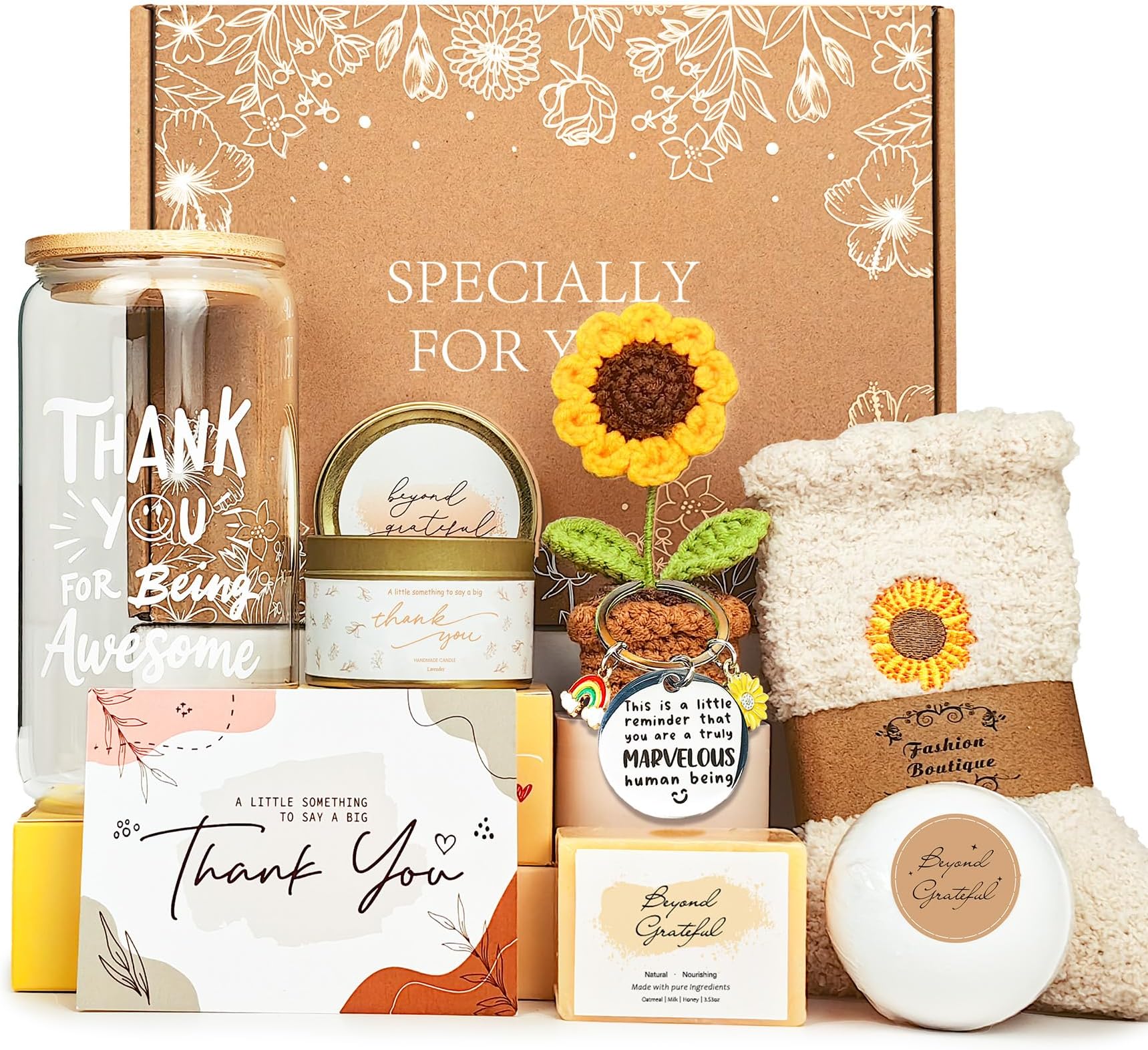 Amazon.com: LUICONMO Thank You Gifts for Women, Appreciation Gifts for ...