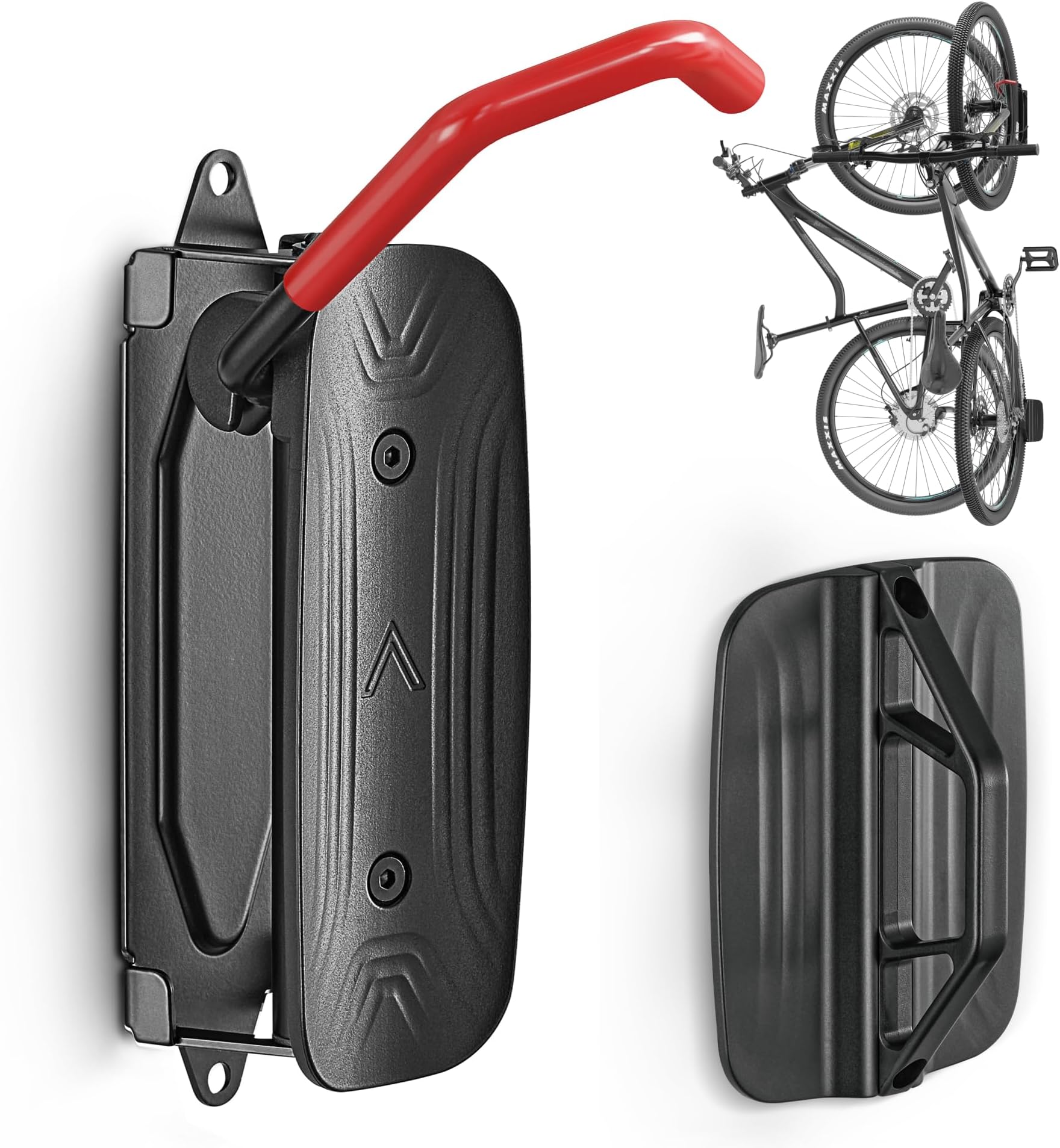 Amazon.com: XBA 2-Packs Wall Mounted Swivel Bike Rack with Tire Tray ...