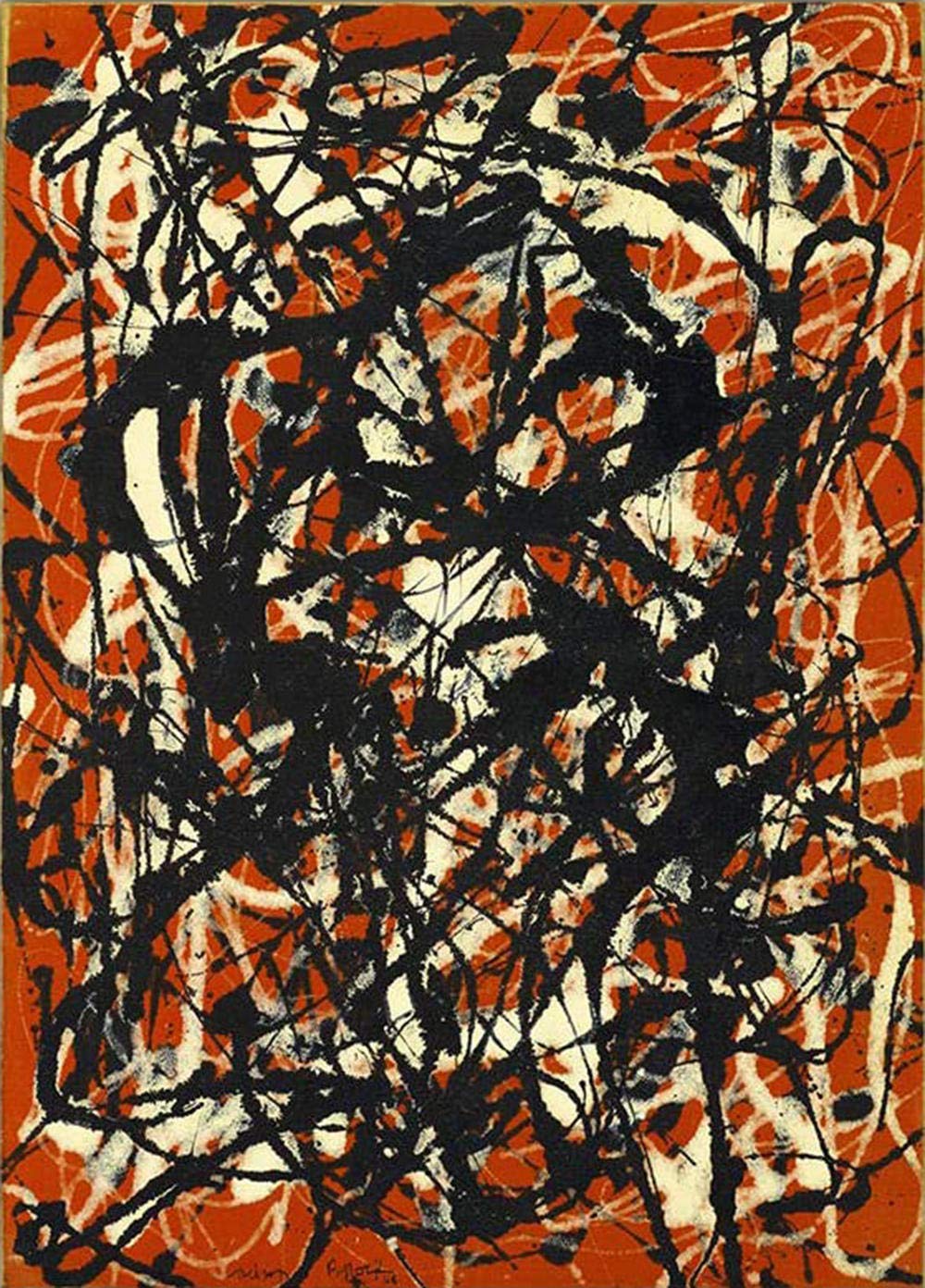 Quotmodern Abstract Jackson Pollock Painting Original Art Jackson