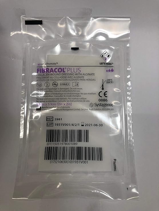 FIBRACOL PLUS 2981 Collagen Wound Dressing with Alginate, 2" X 2" - (1 ...