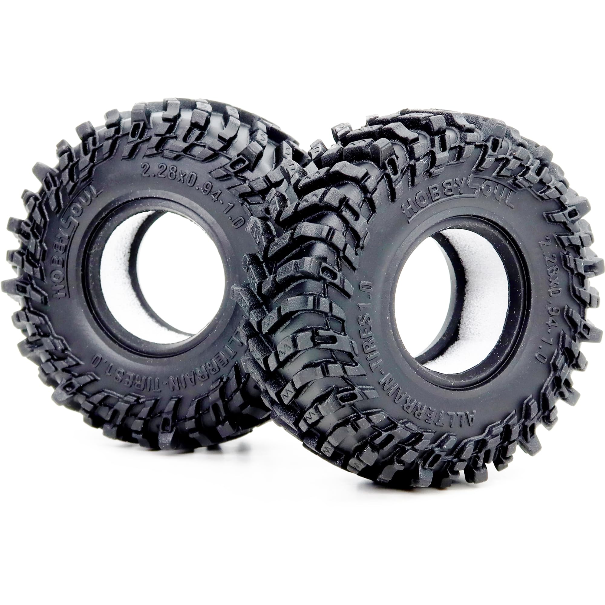 Snapklik.com : HOBBYSOUL 1.0 Tires 58mm Tall All Terrain Super Soft ...