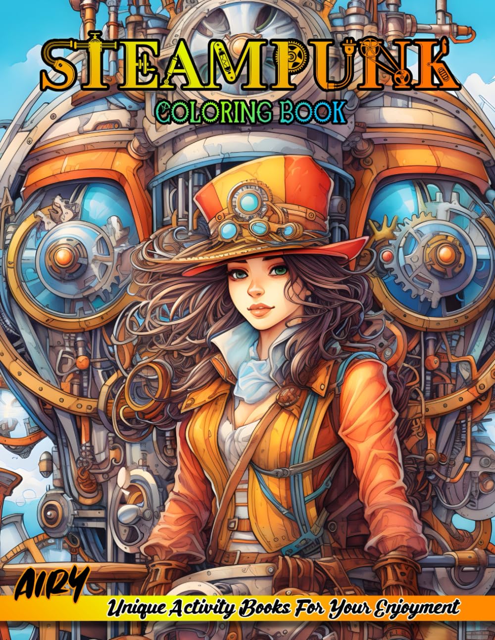 Amazon.com: Steampunk Coloring Book: A Bizzare Unique World Of ...