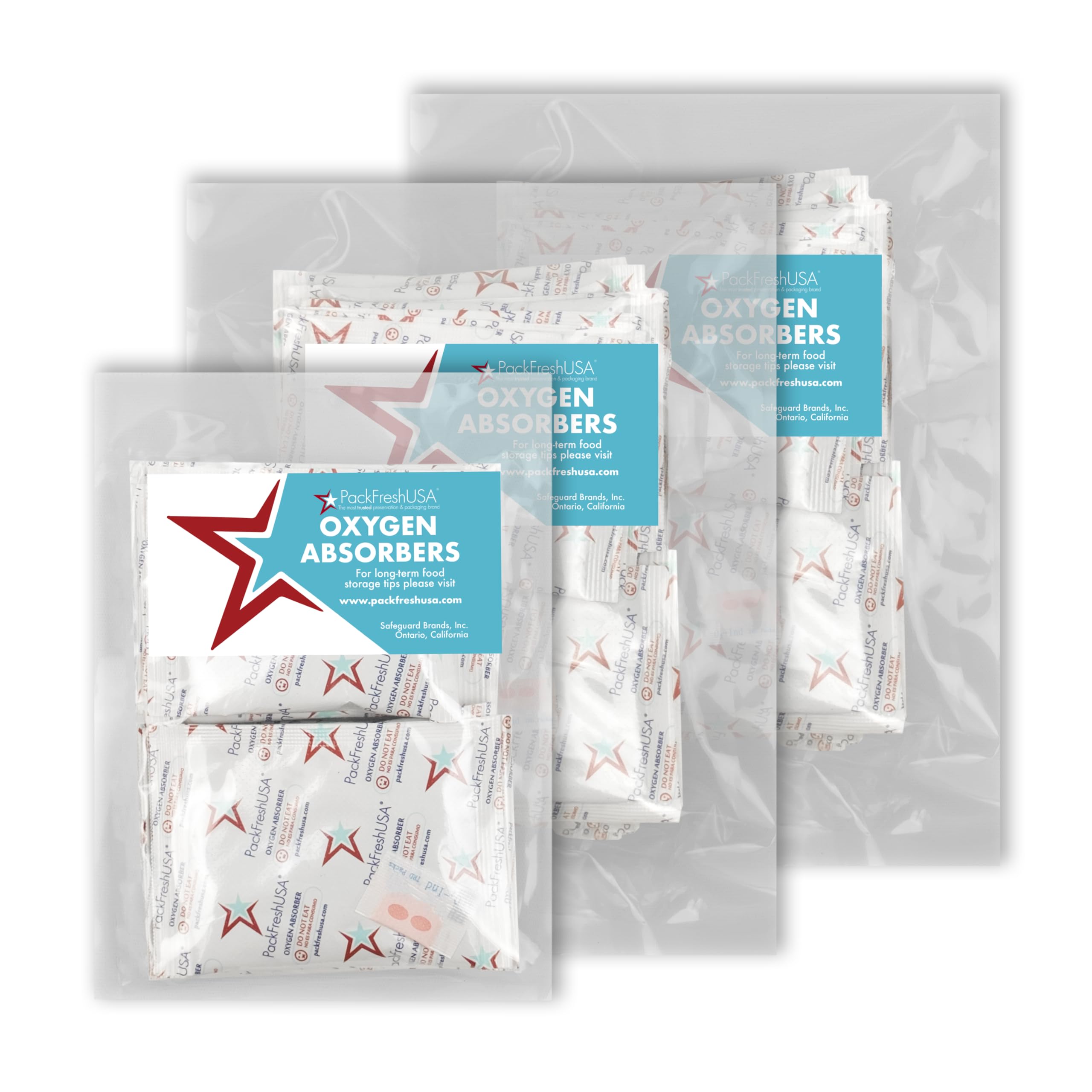 Amazon.com: PackFreshUSA: 50 Pack - 1000cc Oxygen Absorber Packs - Food ...