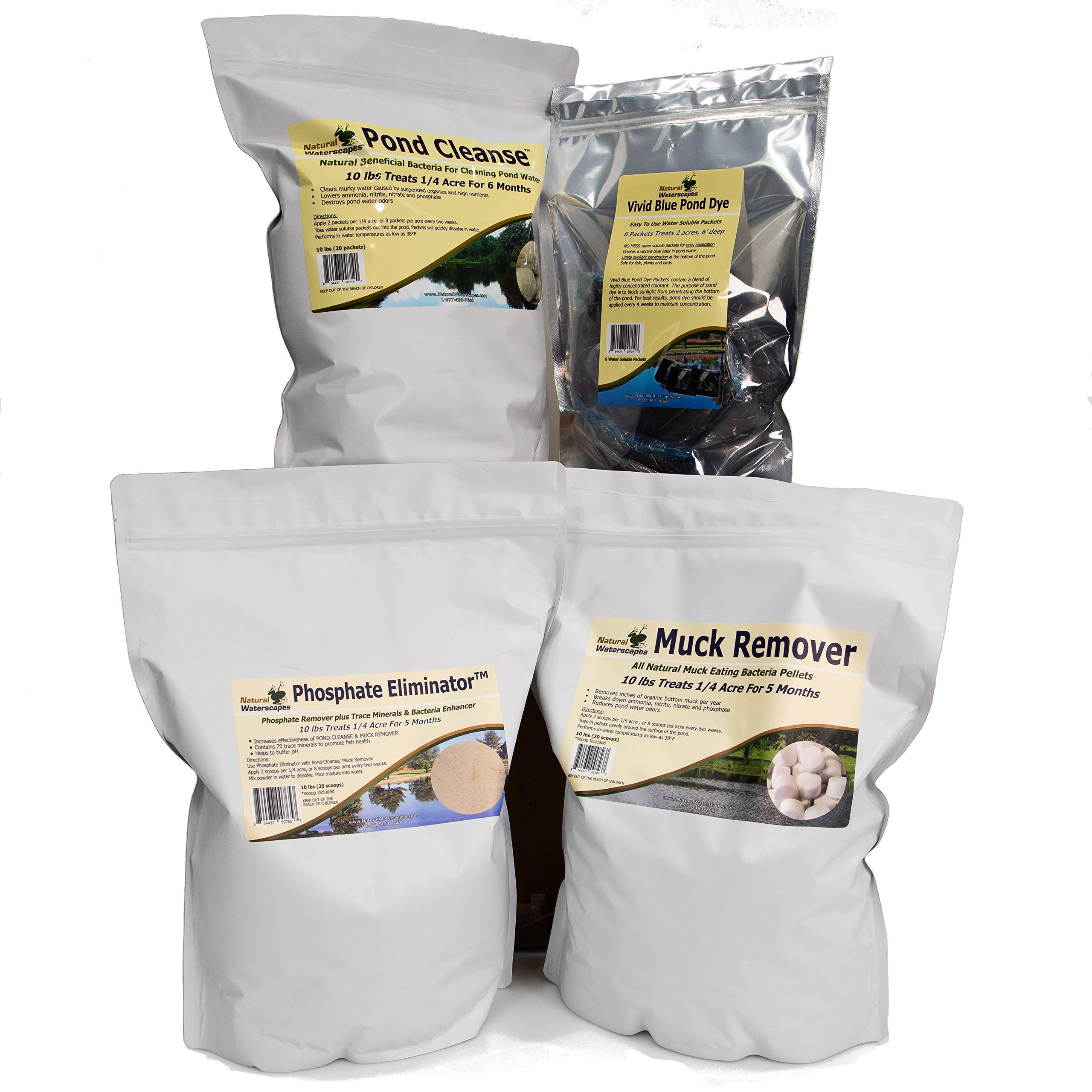 Buy Clean Pond Maintenance Kit for 1/4 Acre Includes muck Digester ...