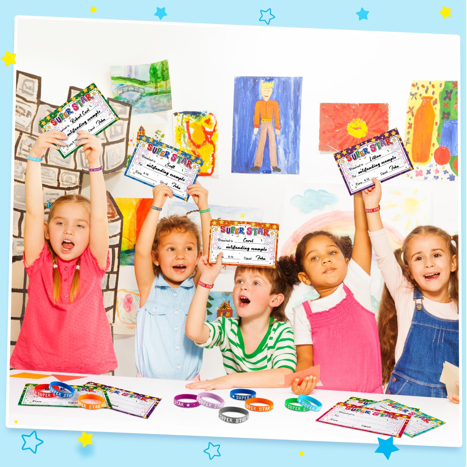 Snapklik.com : Eaasty 60 Pcs Marquee Youre A Star Student Certificates ...