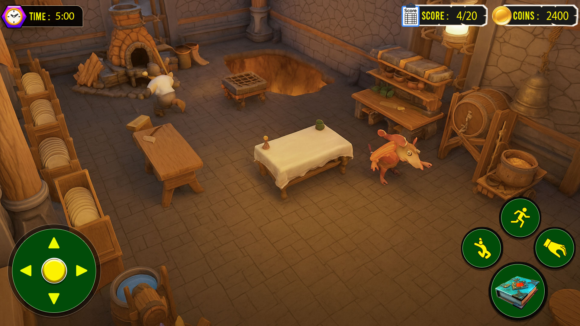 Restaurats Rats Kitchen Cooking Game 3D: Rats Family Simulator 2025 ...