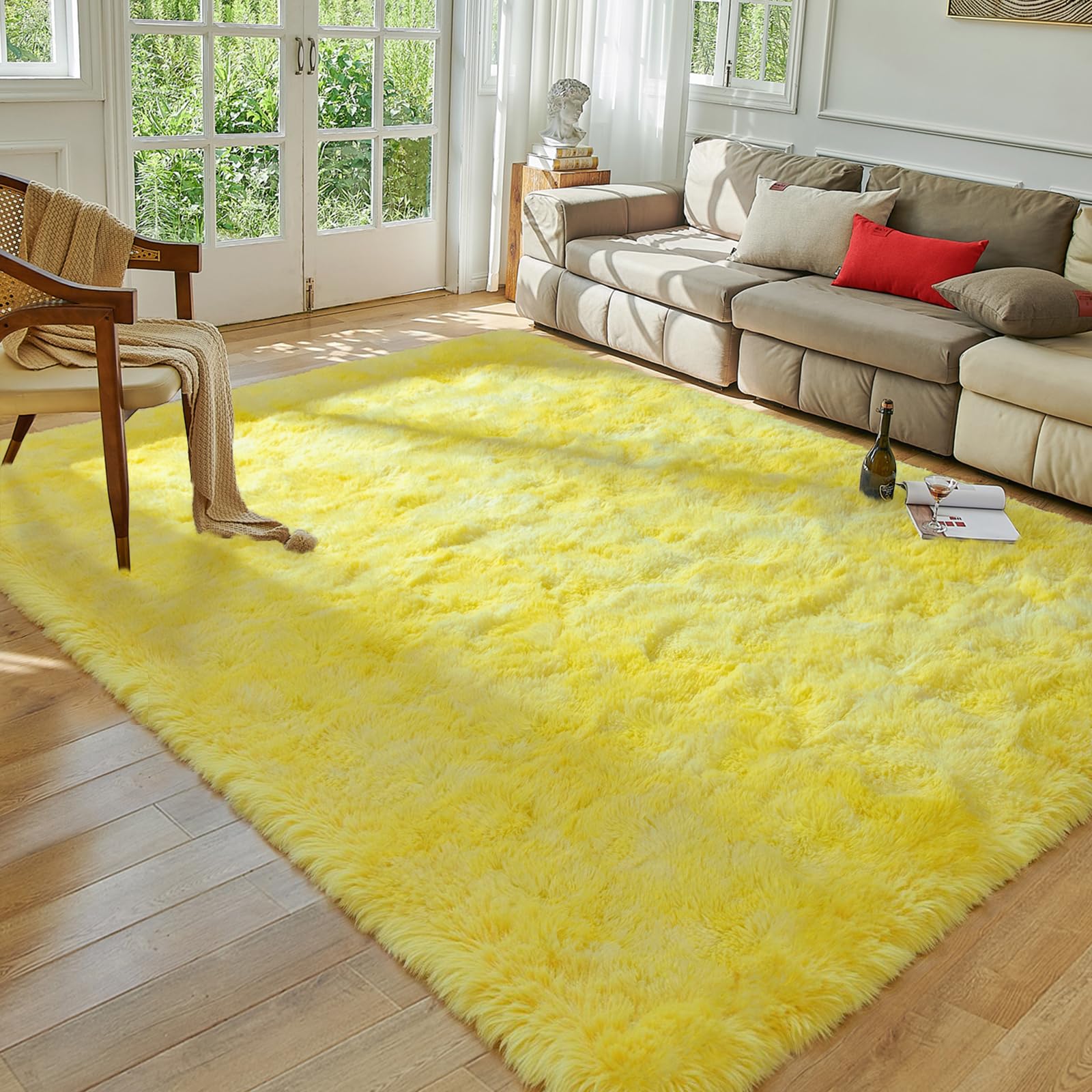 Yellow Shag Carpet Yellow Shaggy Rug Dreams