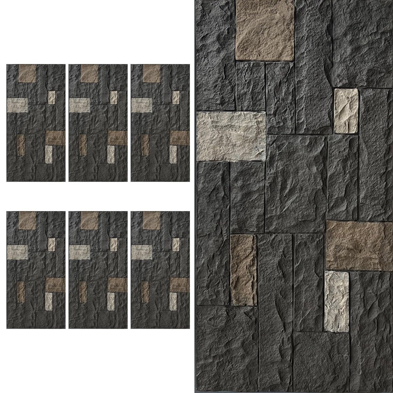 Textured Wall Panels Rock