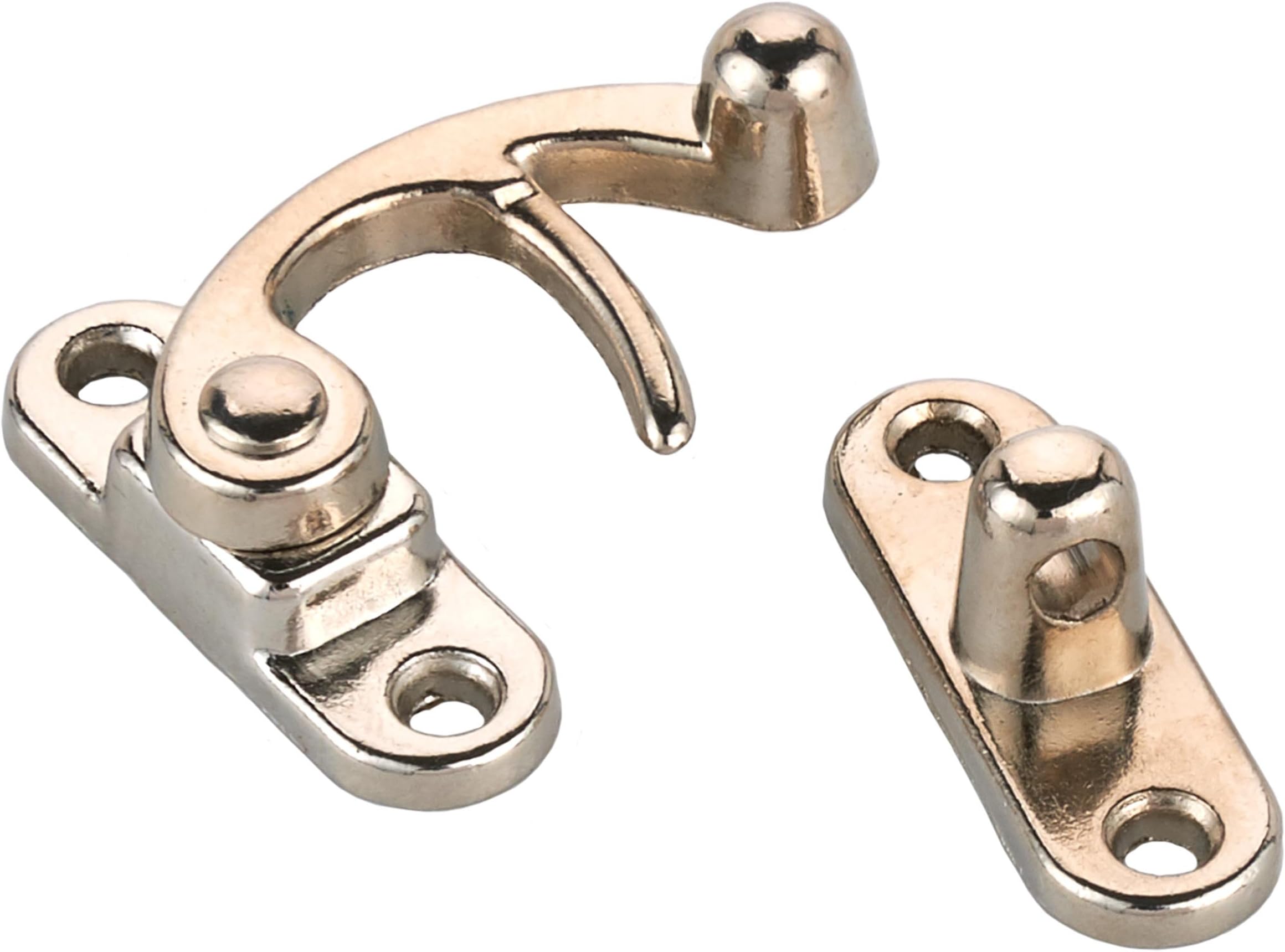 OZXNO Antique Hook Hasp Latch 2-Pack Tone Swing Lock Clasp Zinc Alloy ...