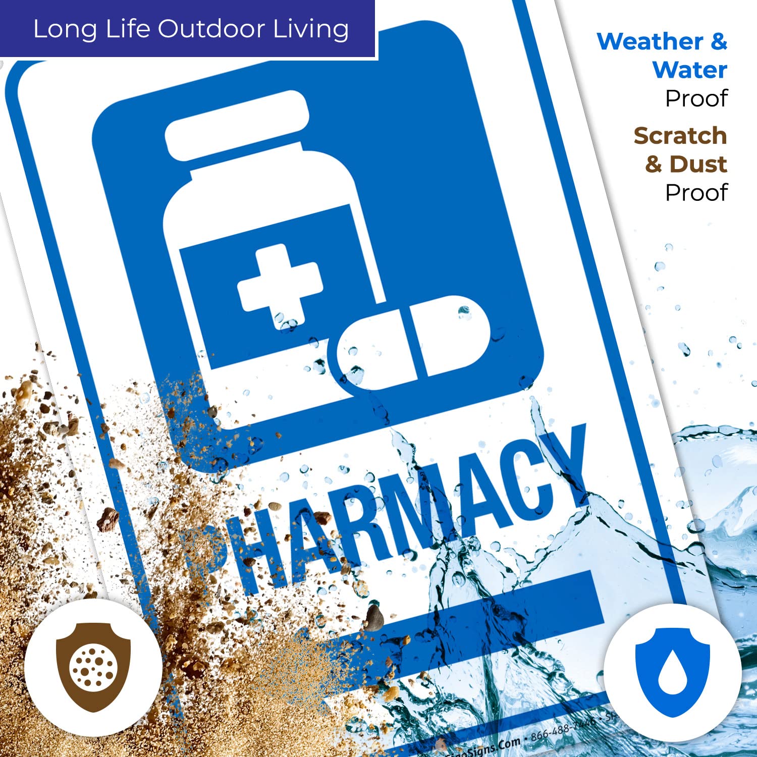 Arrow Pharmacy Signs Pharmacy Arrow Straight 12 X 8 Inches Rust Free