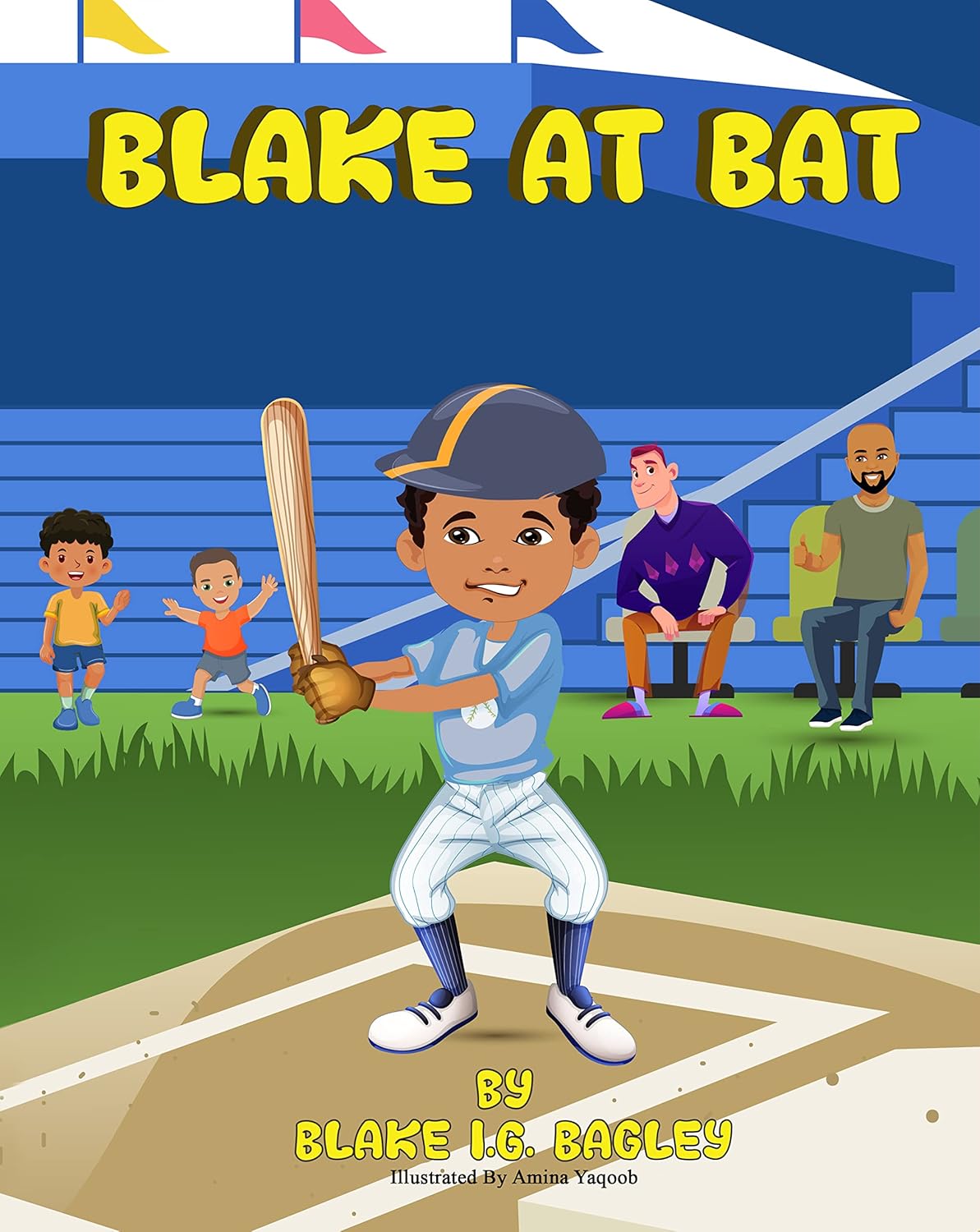 Blake at Bat: A children's book about the lessons baseball teaches that ...