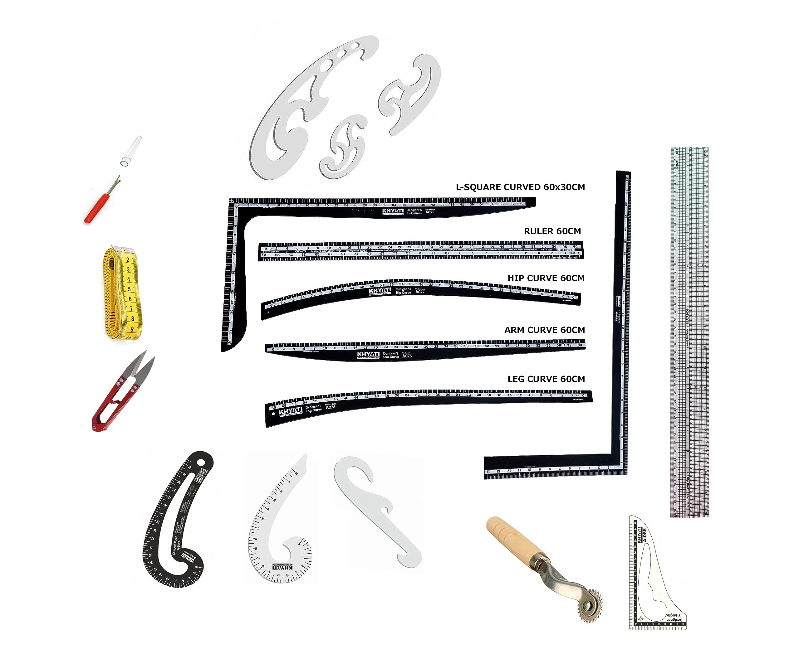 Buy Kitoarts Tailoring Material for Tailoring Kit,Measuring Scale,Tailoring Scale,Tailoring ...