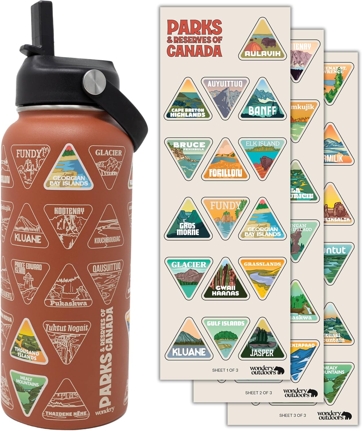 Amazon.com: Wondery Official Parks and Reserves of Canada Bucket Travel ...